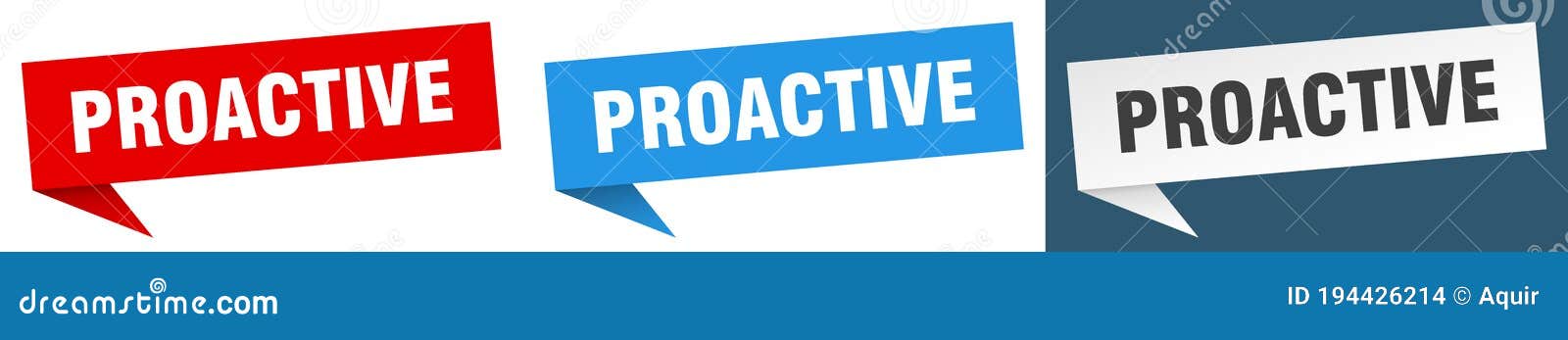 Proactive Banner. Proactive Speech Bubble Label Set Stock Vector ... Proactive Banner. Proactive Speech Bubble Label Set Stock Vector ...