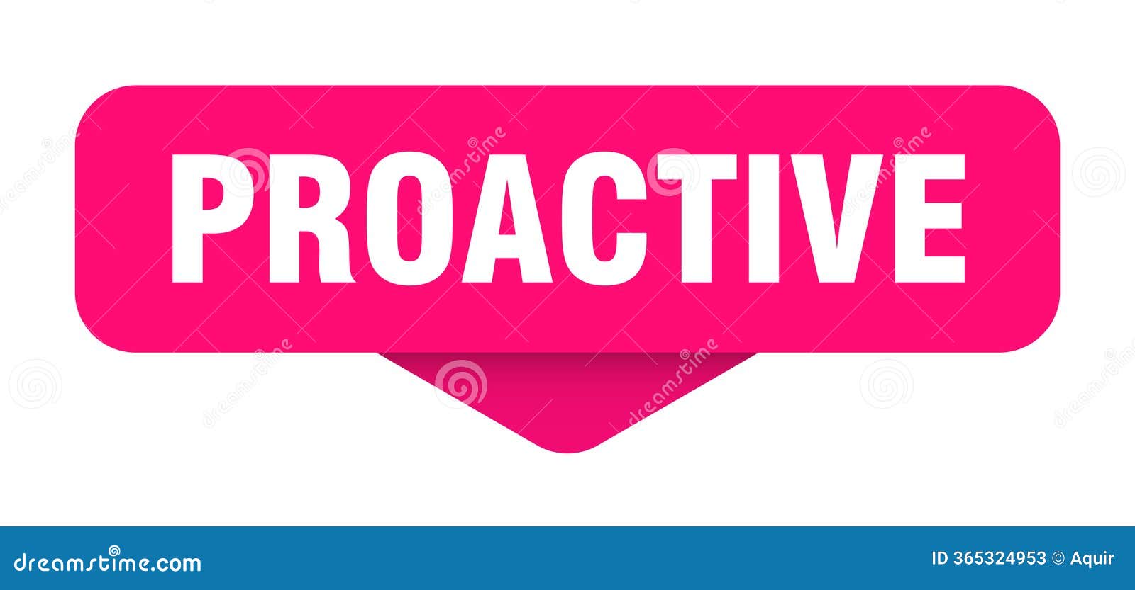 Proactive Sticker. Proactive Sign On Transparent Background Cartoon ...
