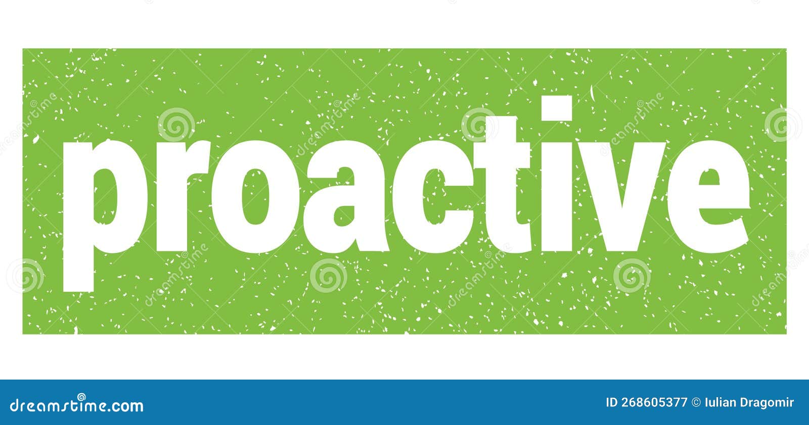 PROACTIVE Text On Red Green Ribbon Stamp Royalty-Free Stock Photo ...