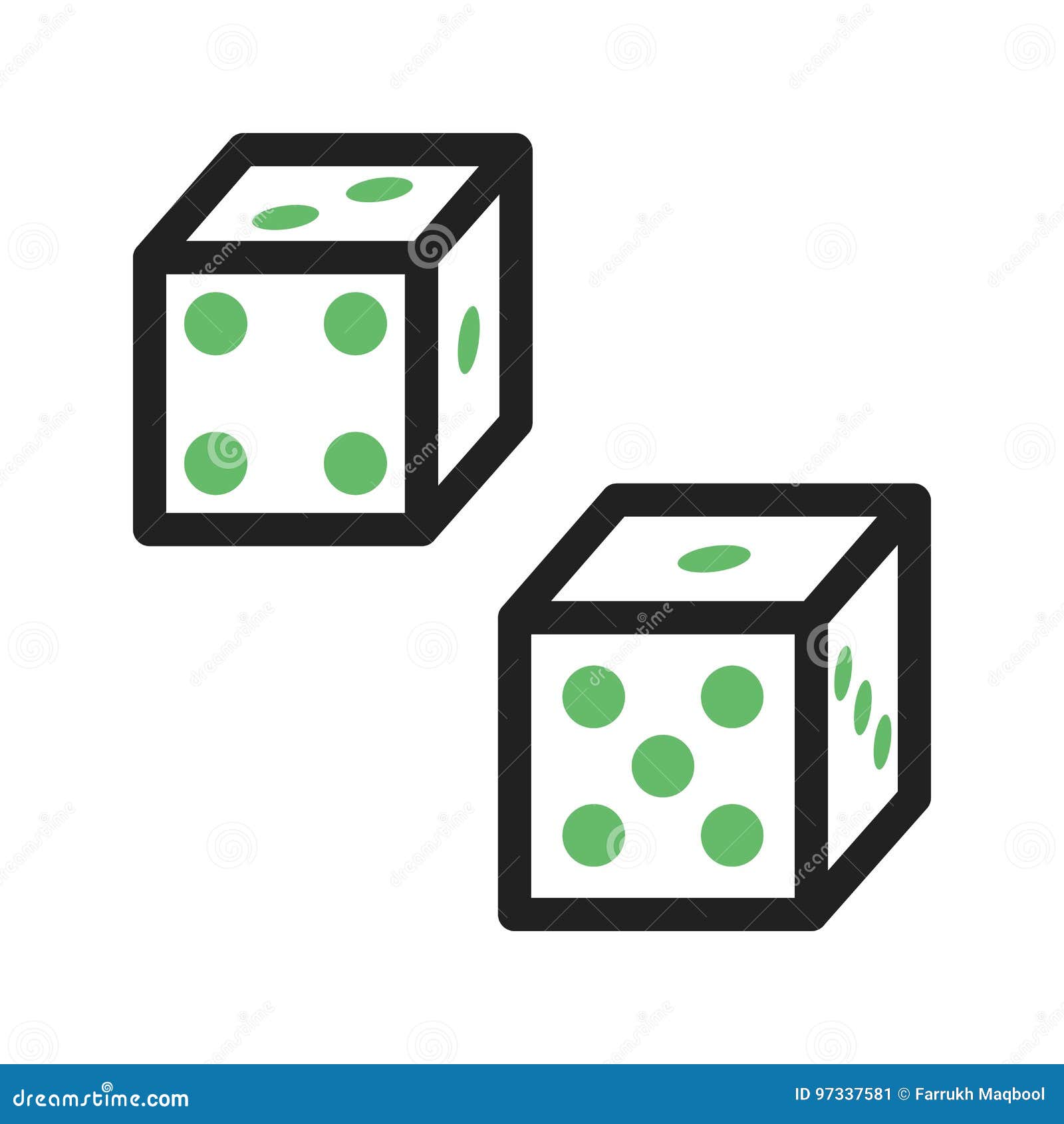 Probabilidad stock de ilustración. Ilustración de probabilidad - 97337581