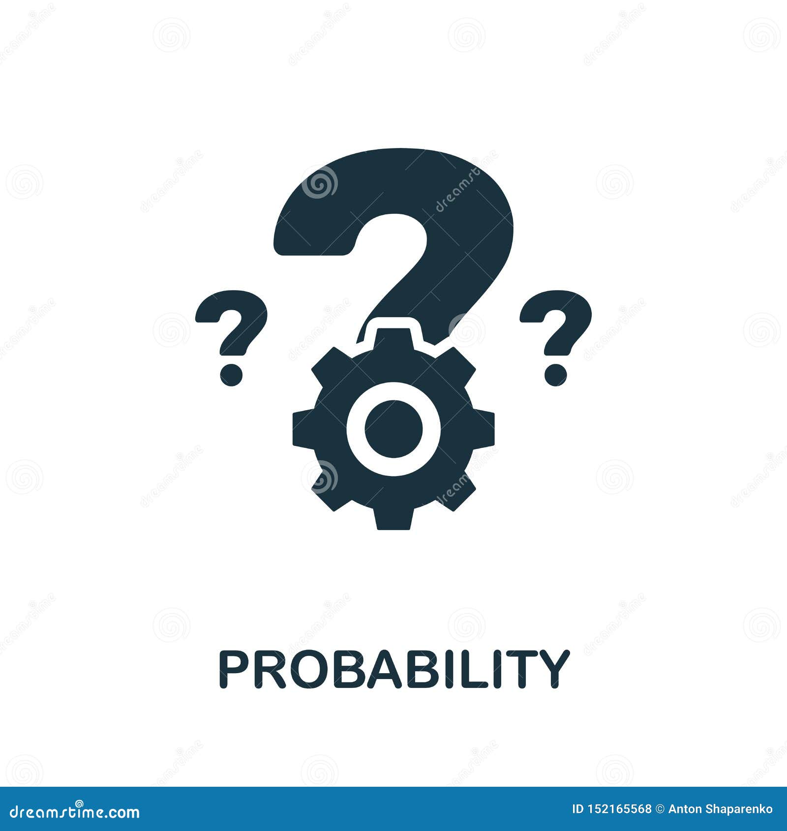 Probability Vector Icon Symbol. Creative Sign from Crm Icons Collection ...