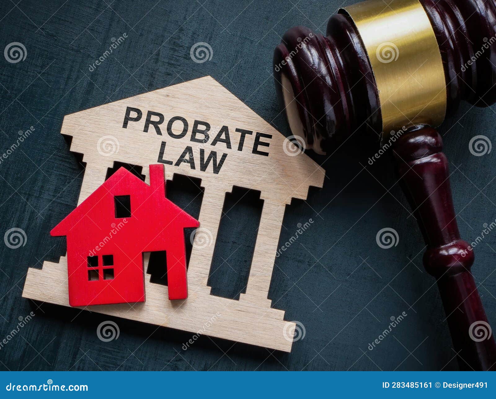 Probate Law Concept. Gavel And House Model. Royalty-Free Stock ...