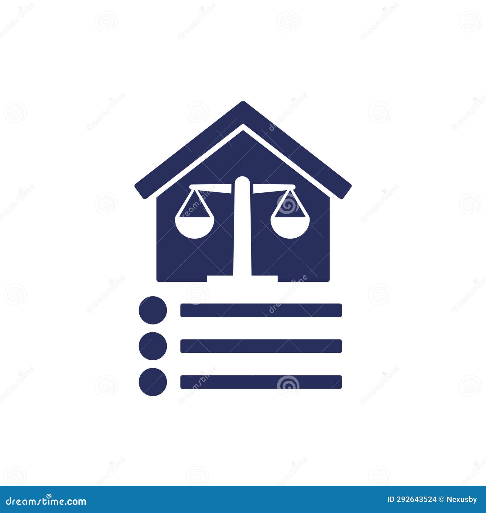 Probate Law Icon, Linear Design Vector Illustration | CartoonDealer.com ...