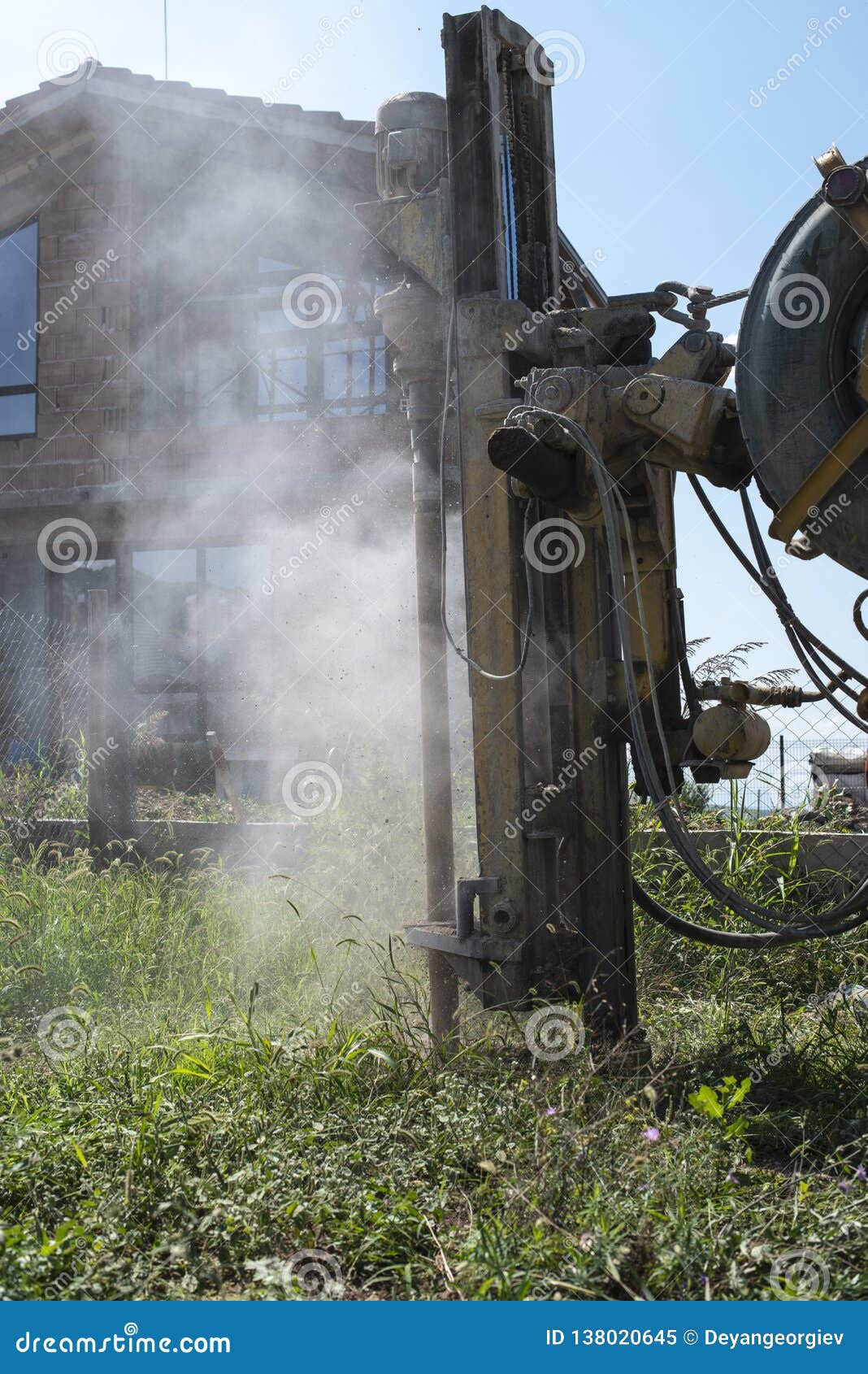 Probe drills for water stock image. Image of boring - 138020645