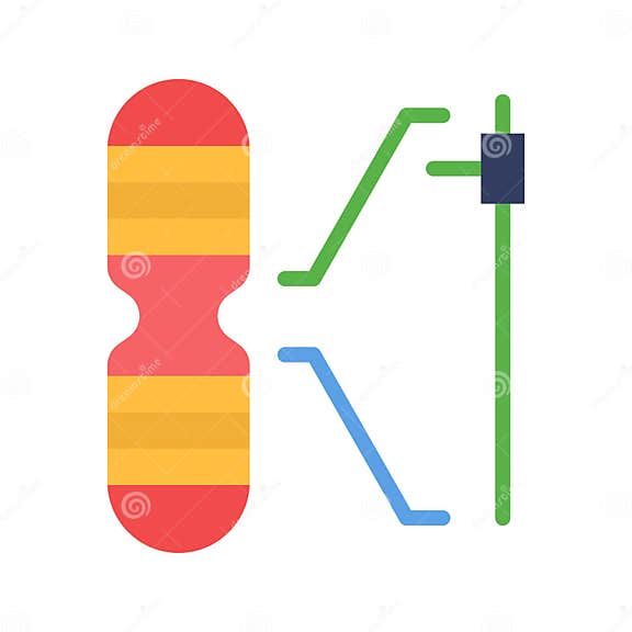 Probe Icon Image. stock vector. Illustration of dental - 284243828