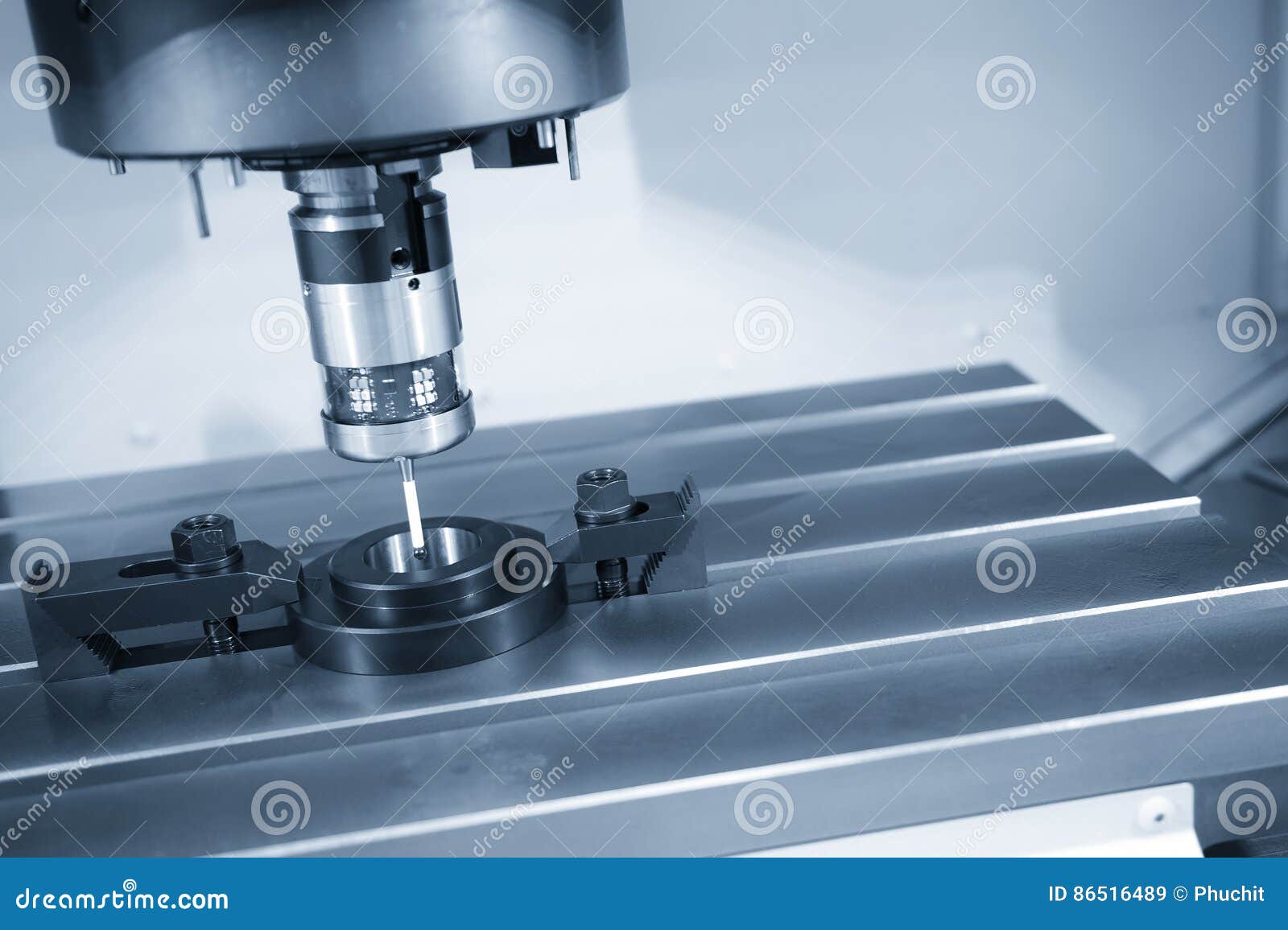 The Probe for Measurement the Sample Part Stock Image - Image of ...