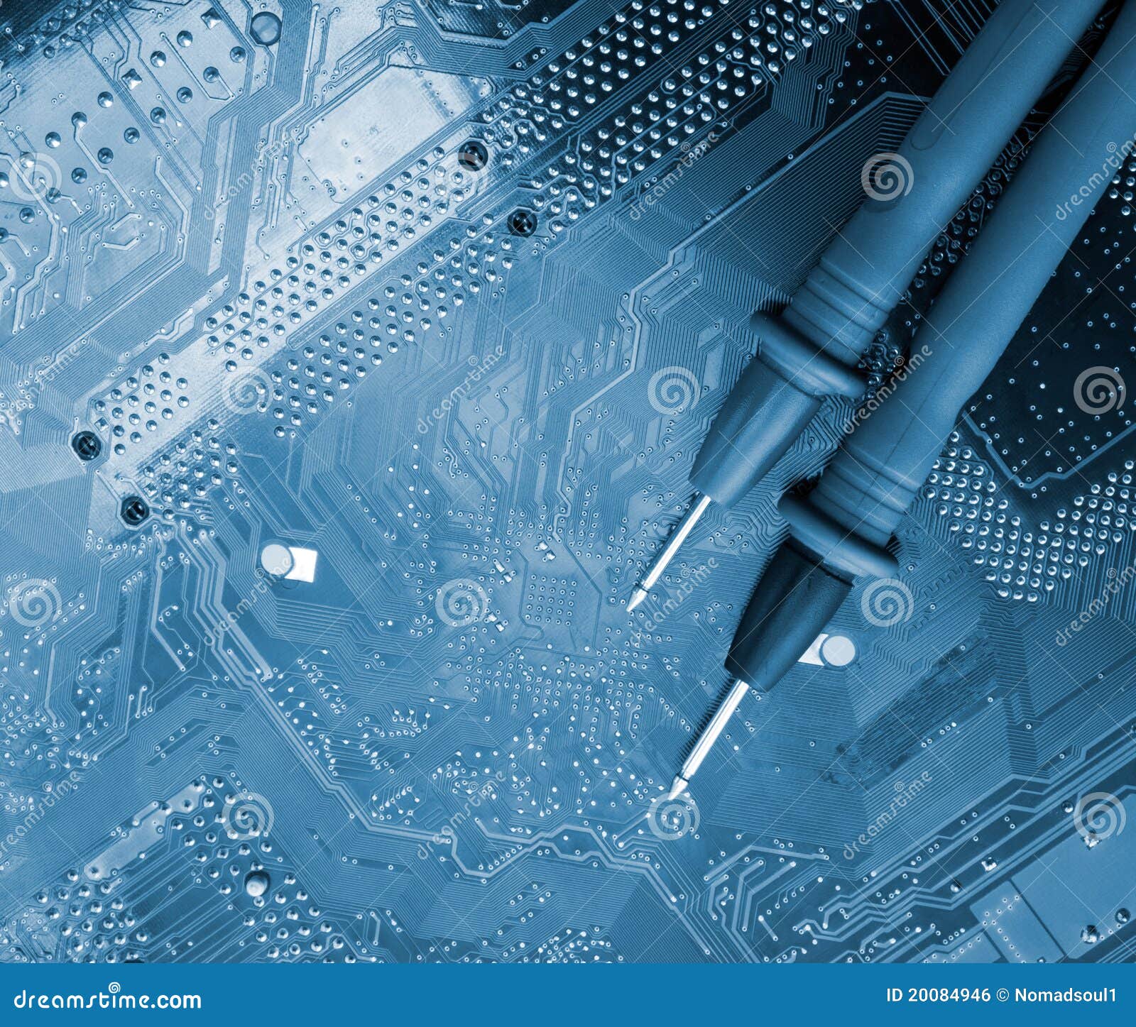 Probes of Digital Multimeter Stock Photo - Image of occupation, broken ...