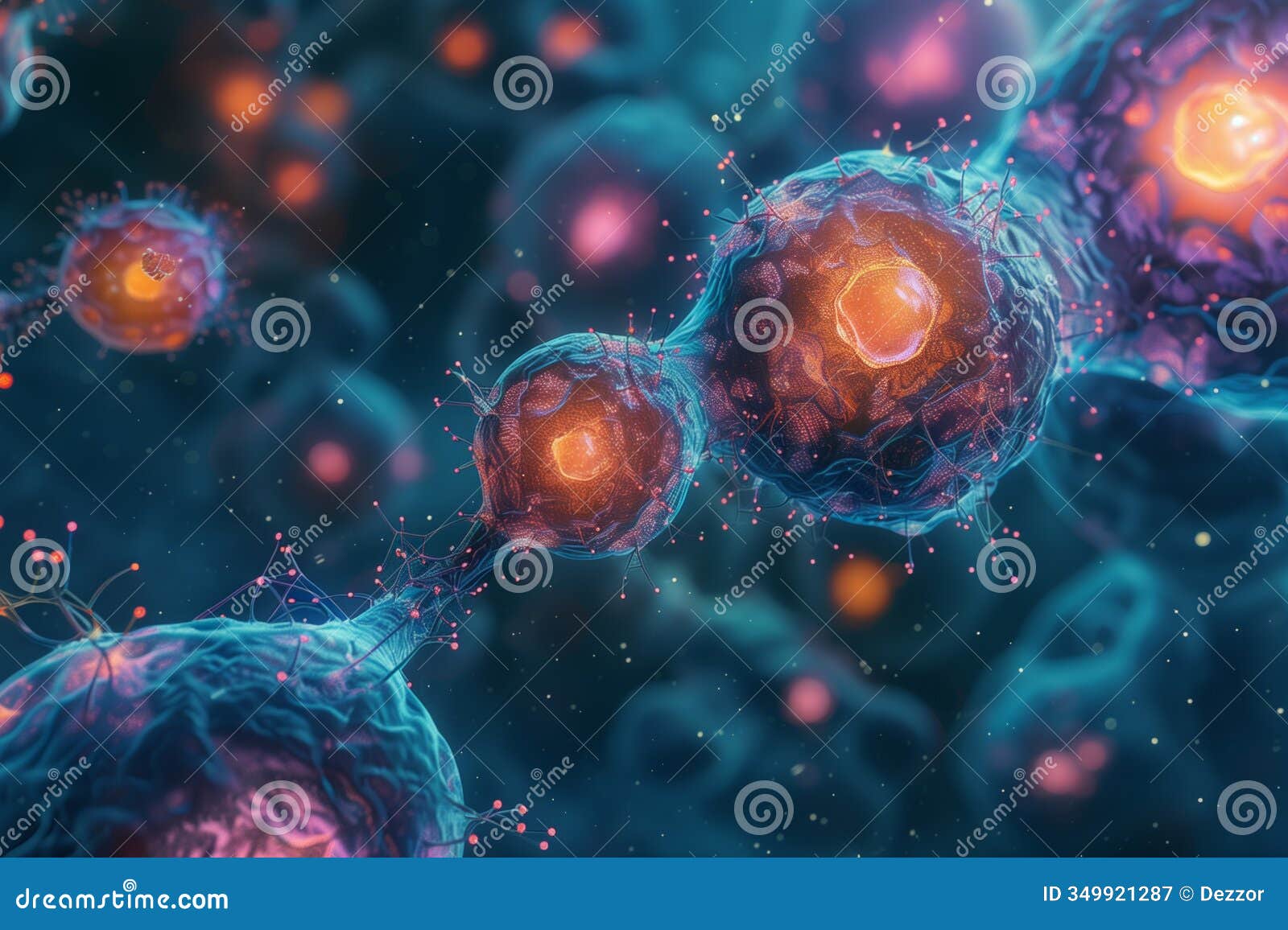 Probiotics Bacteria and Microorganisms. Microscopic Probiotics ...