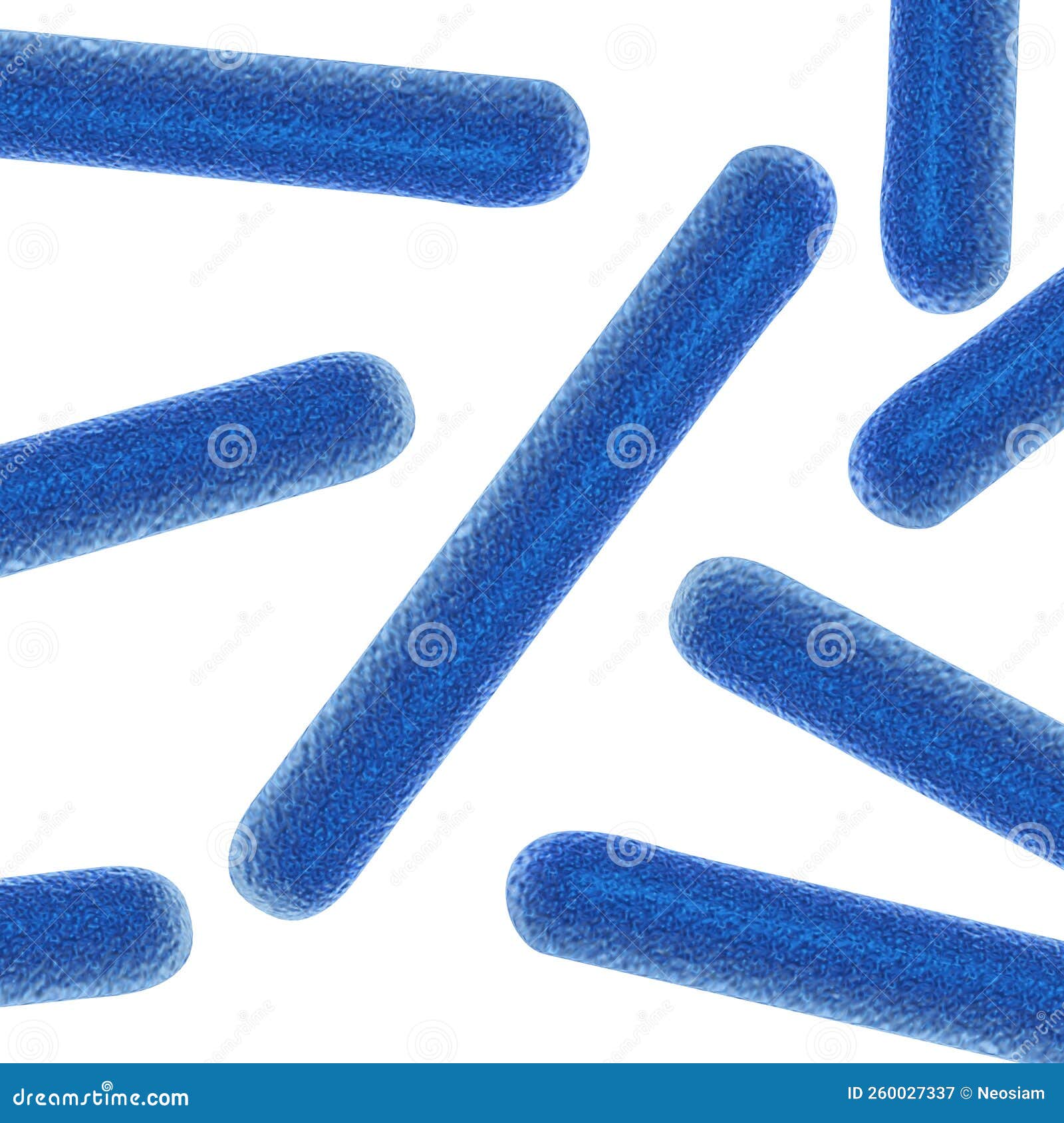 Probiotics Bacteria Model. Lactobacillus Icon Stock Illustration ...