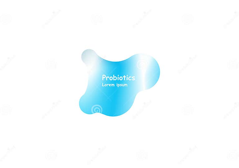 Probiotics Bacteria Vector Design Concept Of Design With Lactobacillus