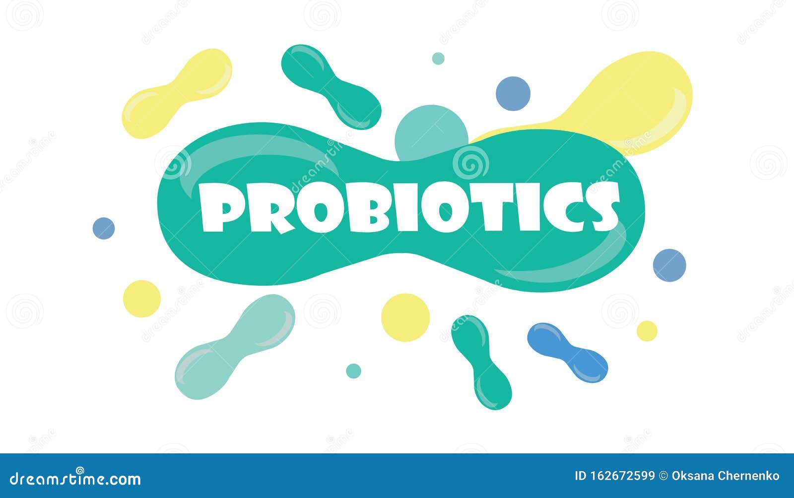 Probiotics Bacteria Vector Logo Prebiotic Lactobacillus Icon Design