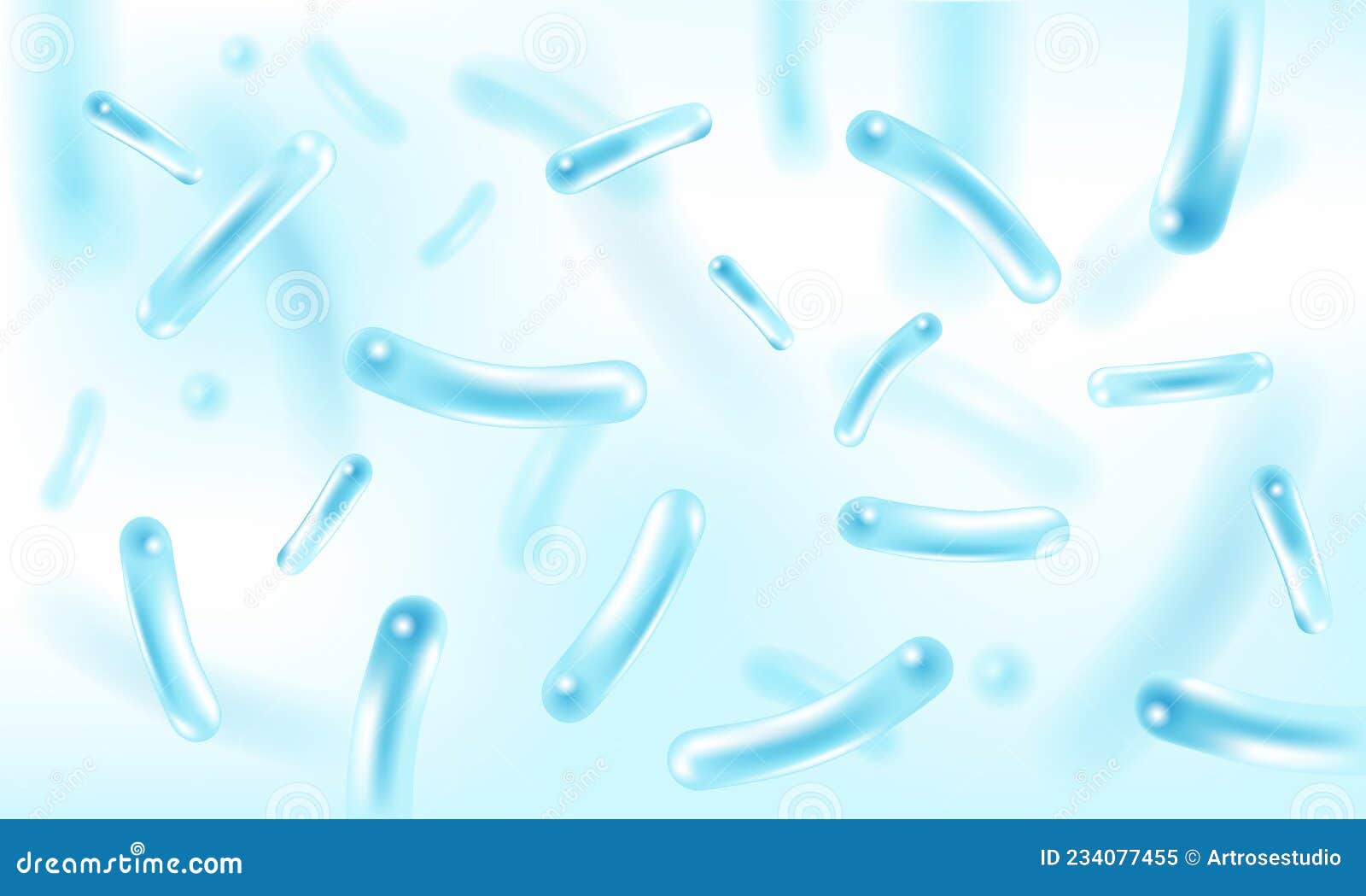 Probiotics Lactobacillus for Restoring the Intestinal Flora, 3D ...