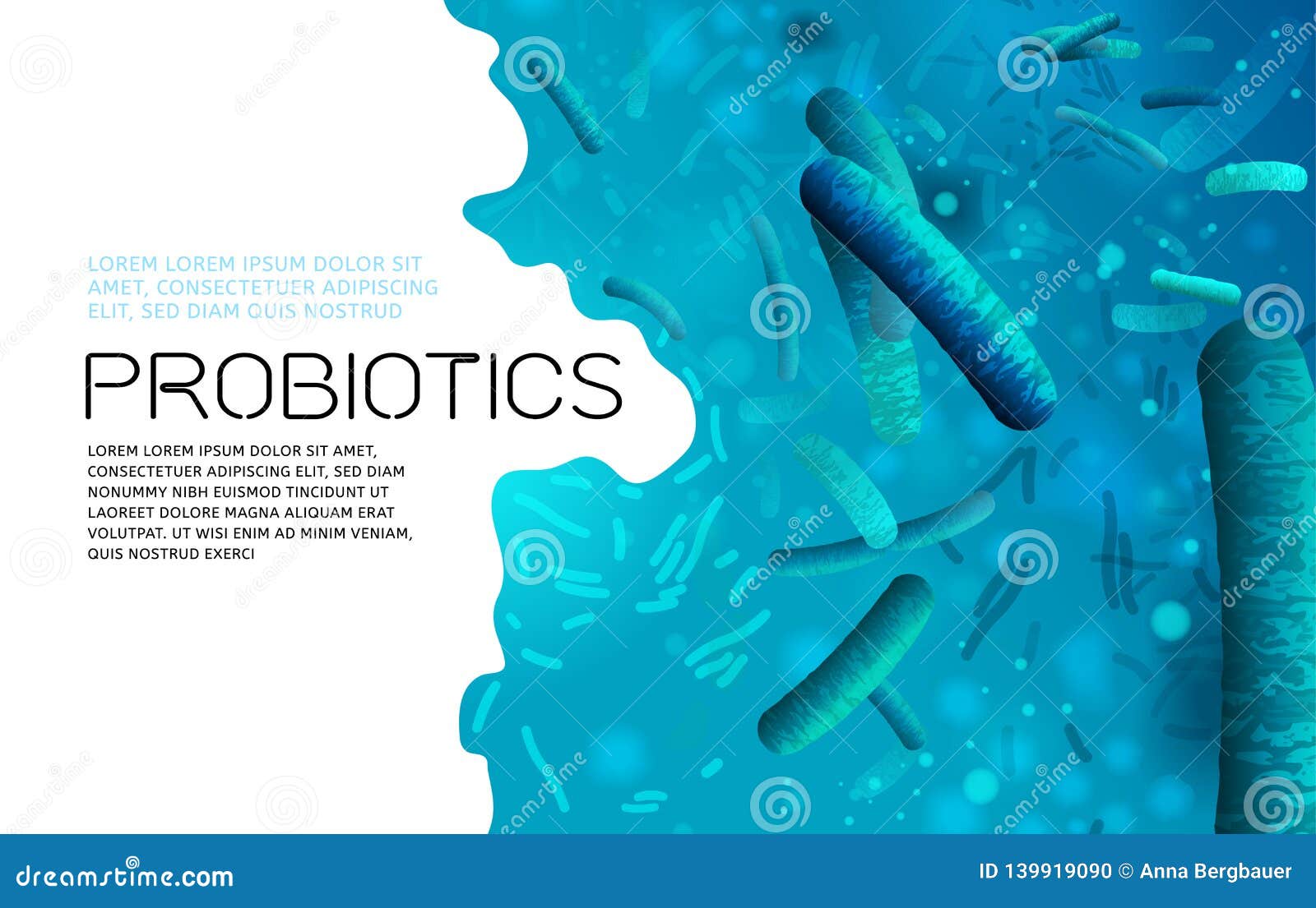 Probiotics, Prebiotics Vertical Banners Cartoon Vector | CartoonDealer ...