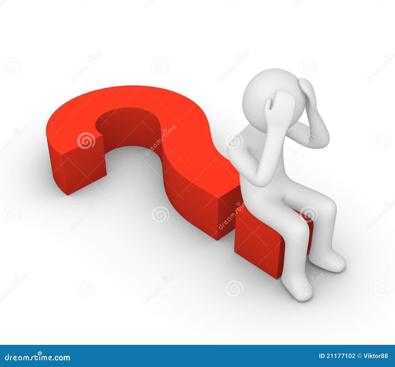 Problème illustration stock. Illustration du réponse - 21177102