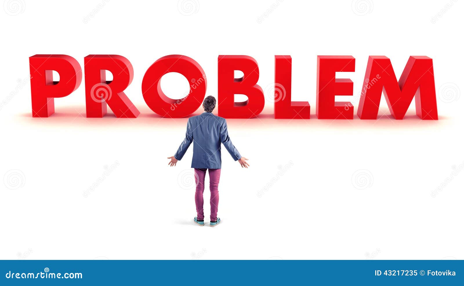 Problem before a boy stock image. Image of fence, person - 43217235