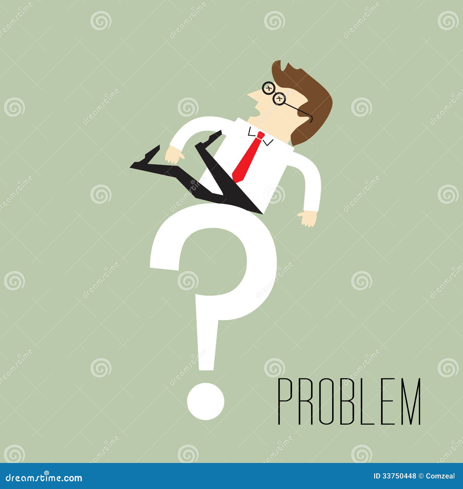 Problem stock illustration. Illustration of creative - 33750448
