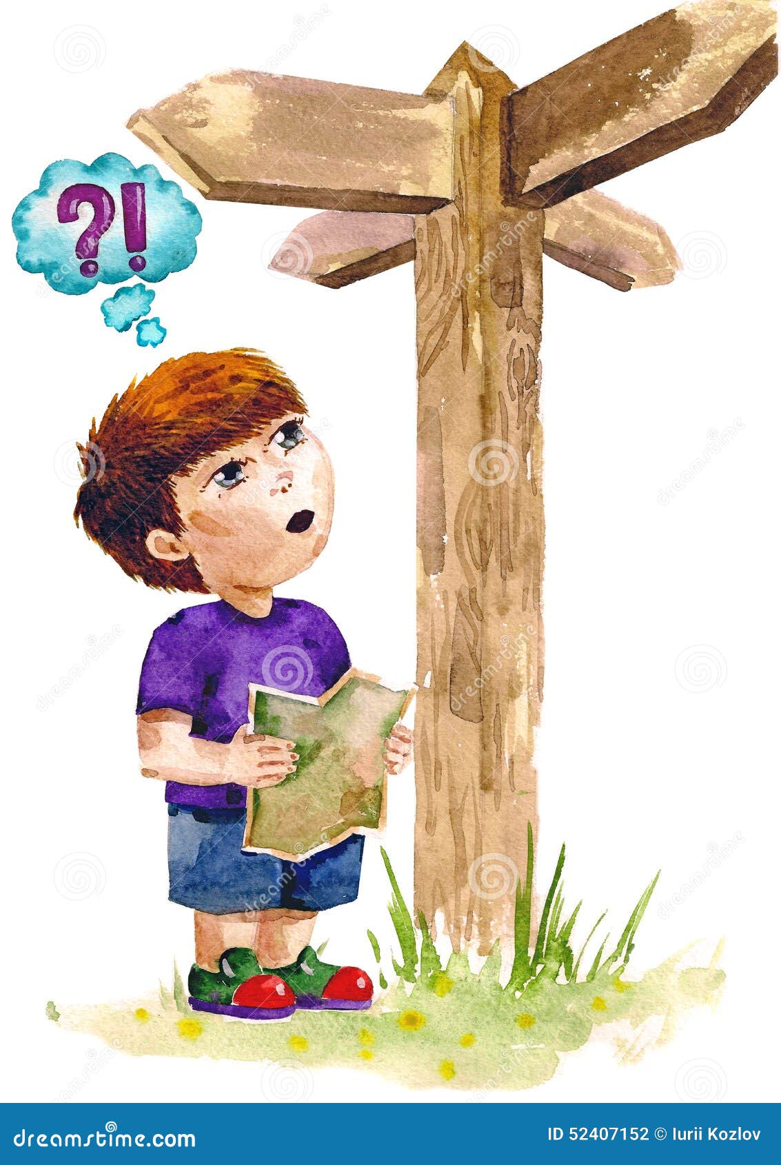 Problem of choice stock illustration. Illustration of white - 52407152