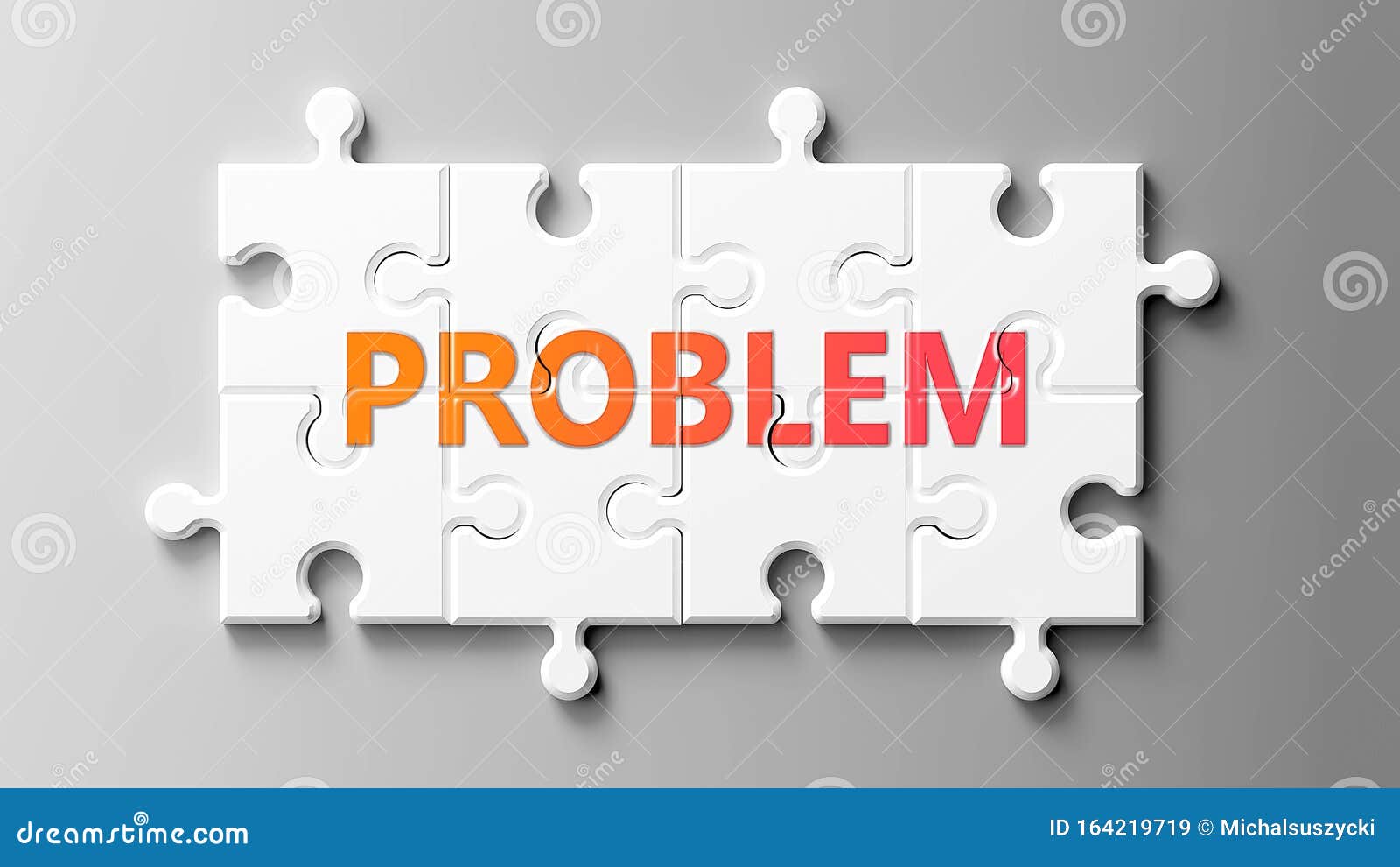 Problem Complex Like a Puzzle - Pictured As Word Problem on a Puzzle ...