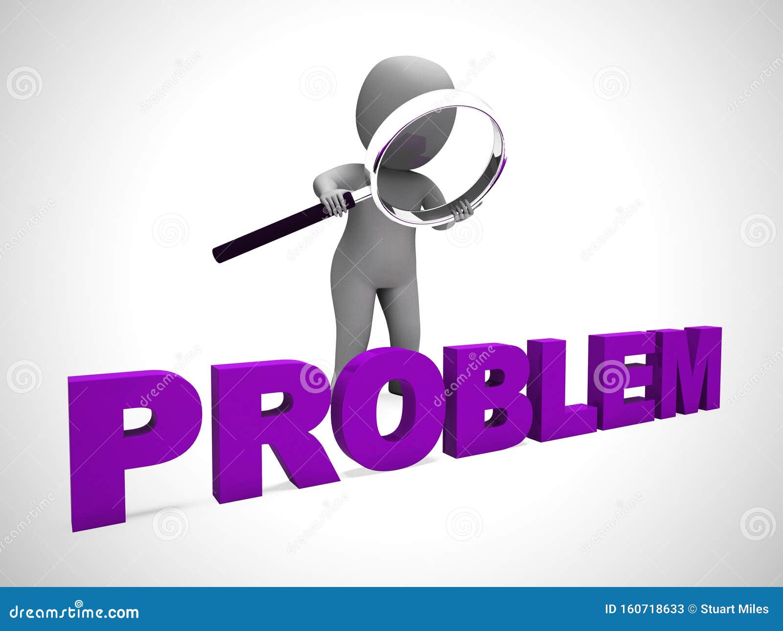 Problem Concept Icon Means Difficulty Challenge or Dilemma. - 3d ... Problem Concept Icon Means Difficulty Challenge or Dilemma. - 3d ...