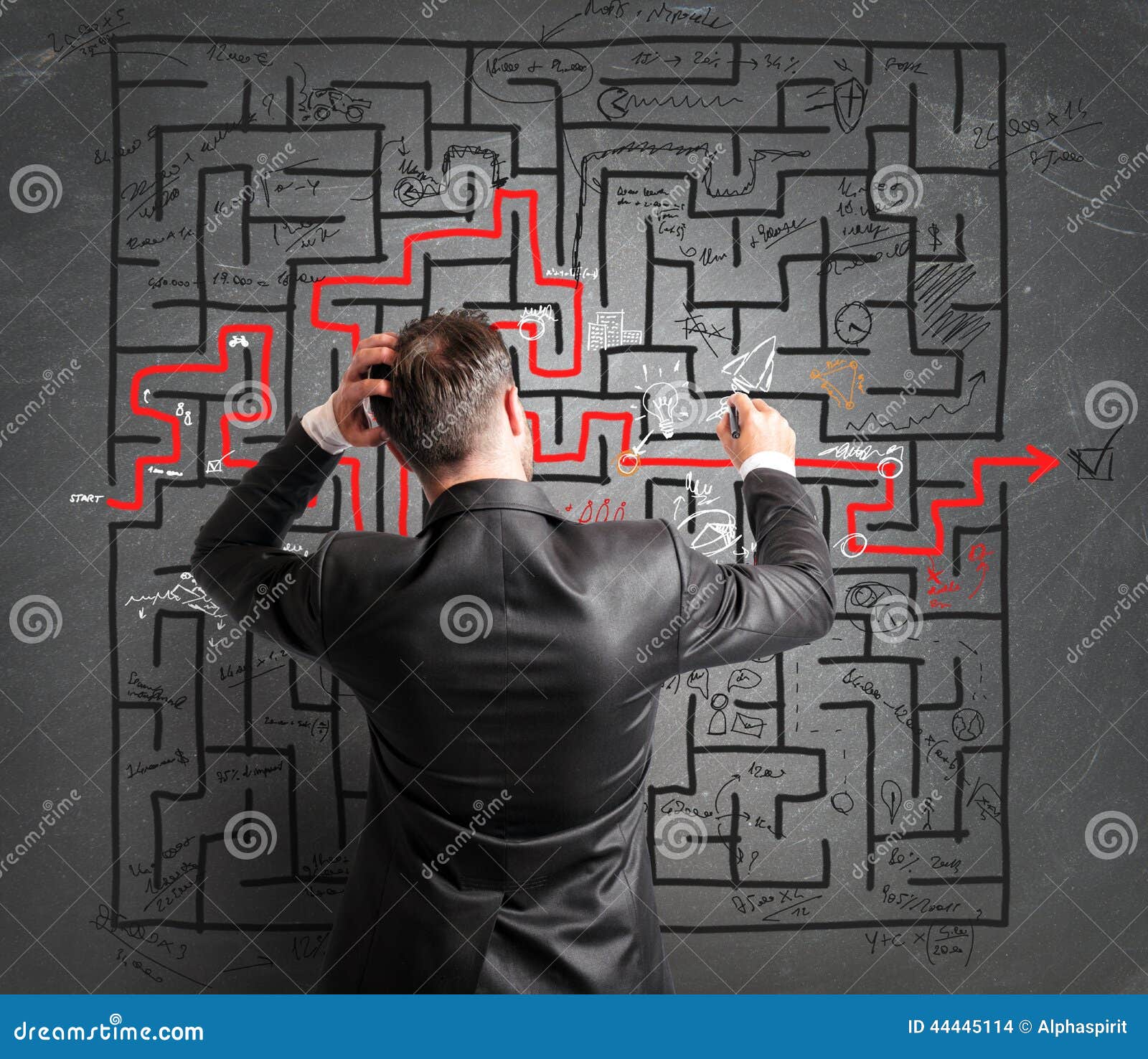 Problem And Confusion Stock Photo | CartoonDealer.com #44445114