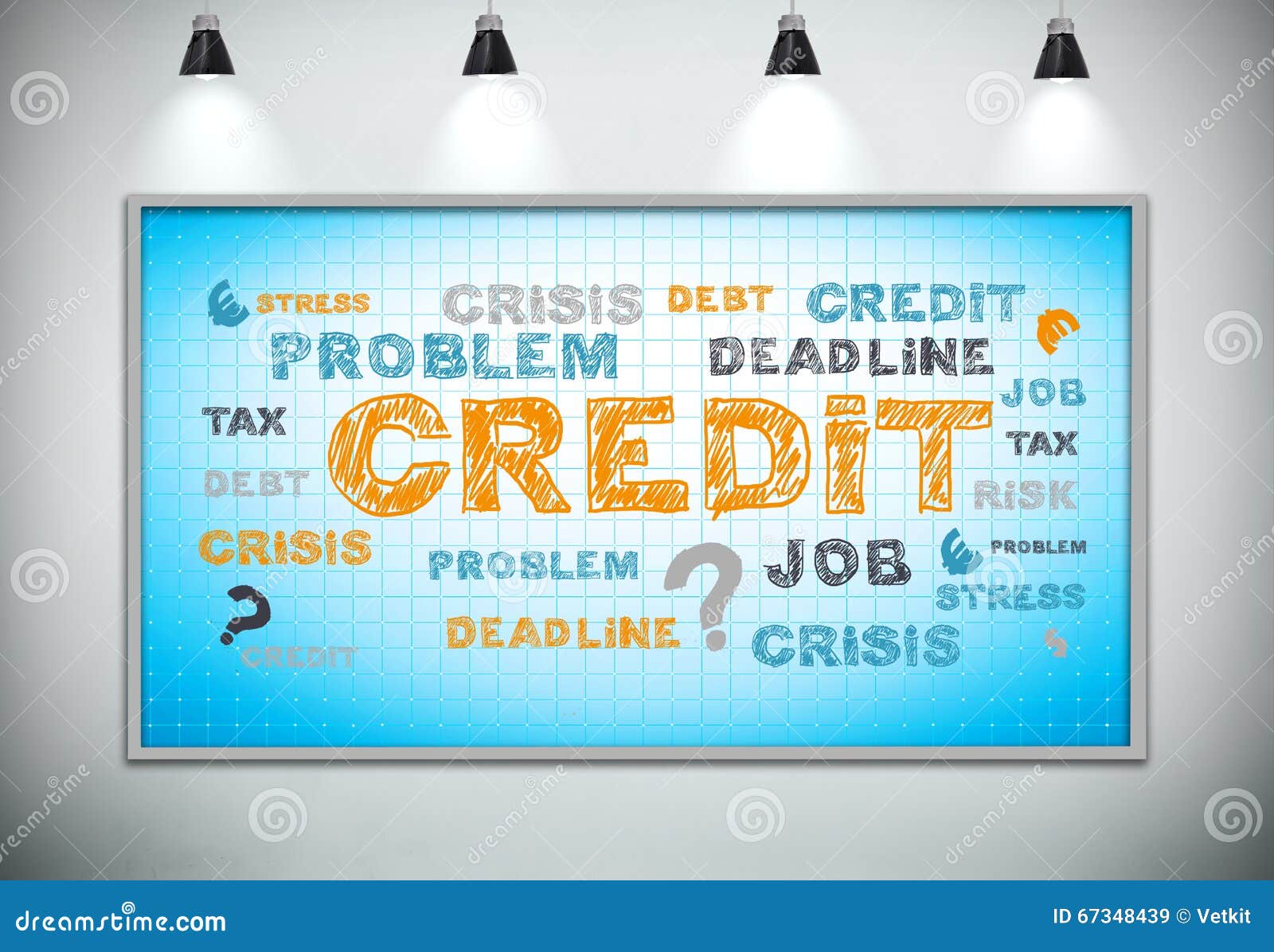 Problem credit stock image. Image of business, billboard - 67348439