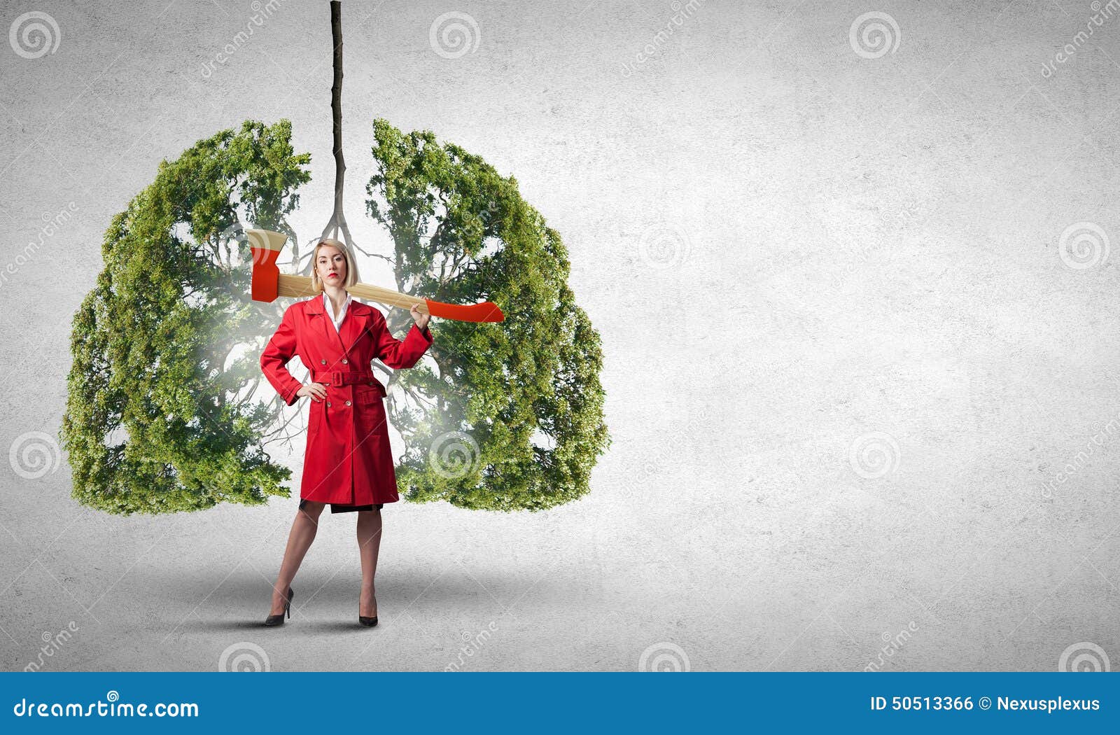 Problem of deforestation! stock photo. Image of deforestation - 50513366