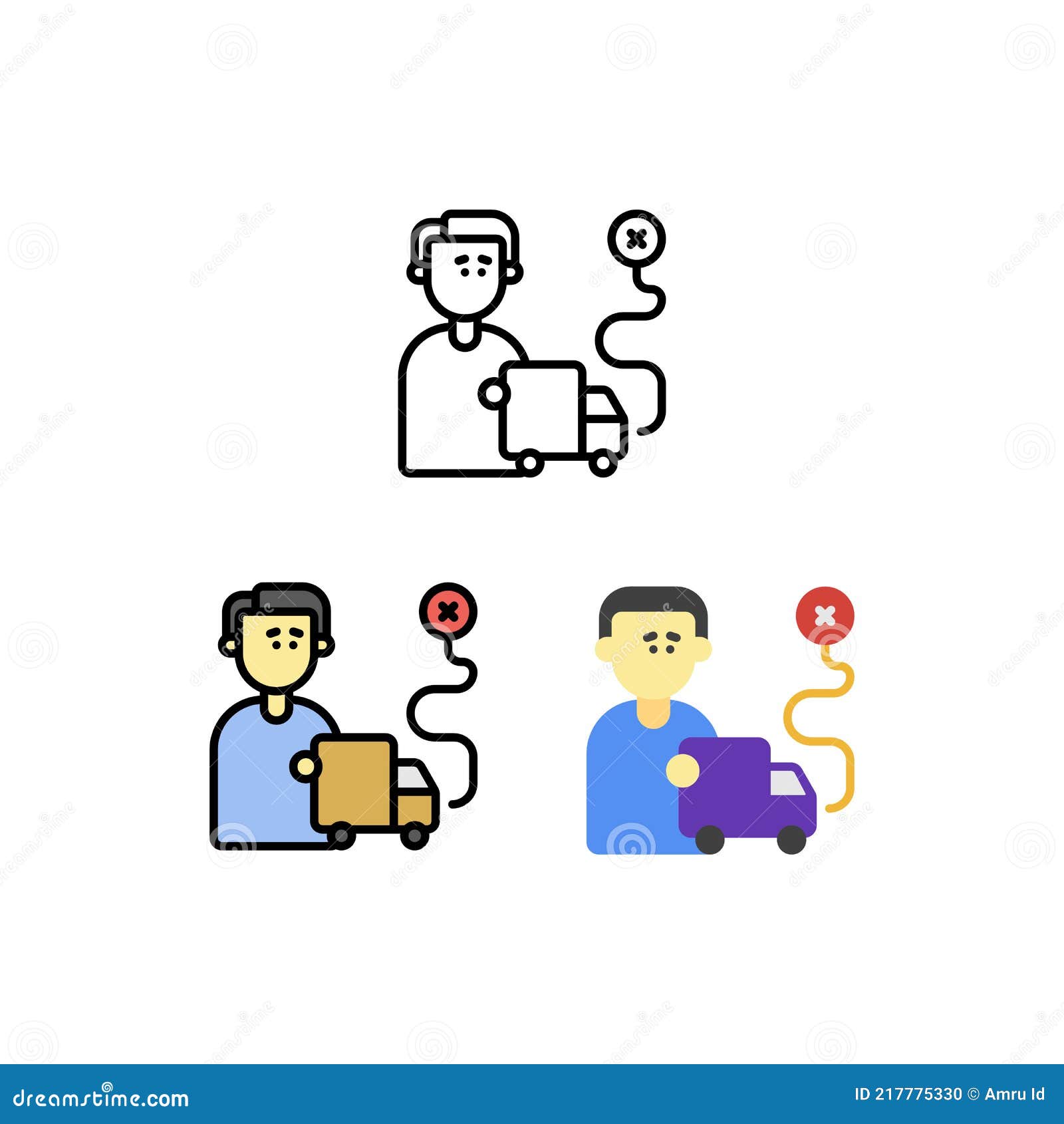 Problem Distribution Product Delivery Shipping Location Icon, Logo, and ...