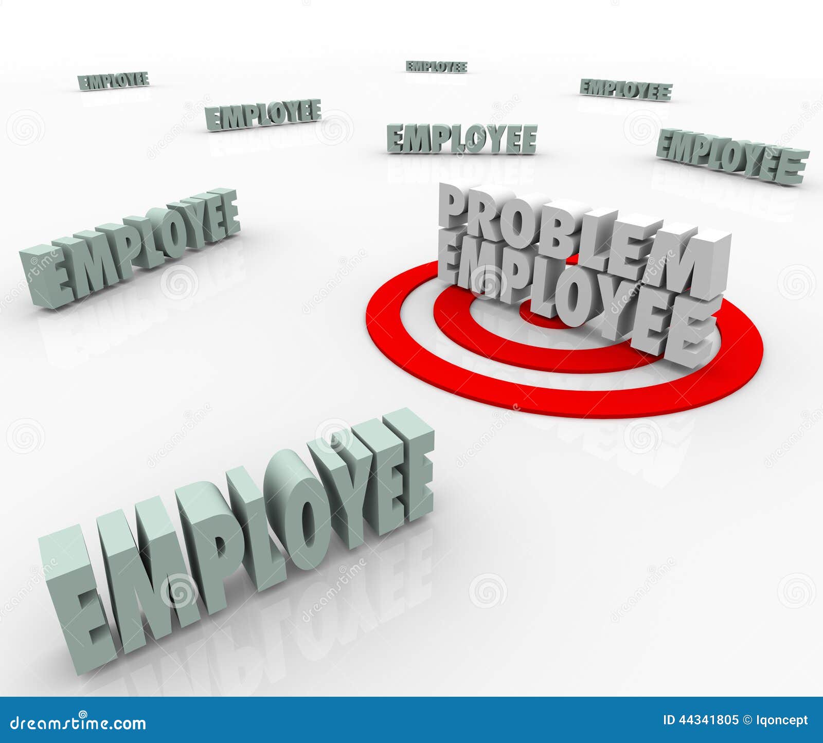 Problem Employee Difficult Worker Targeted in Company Workforce Stock ...