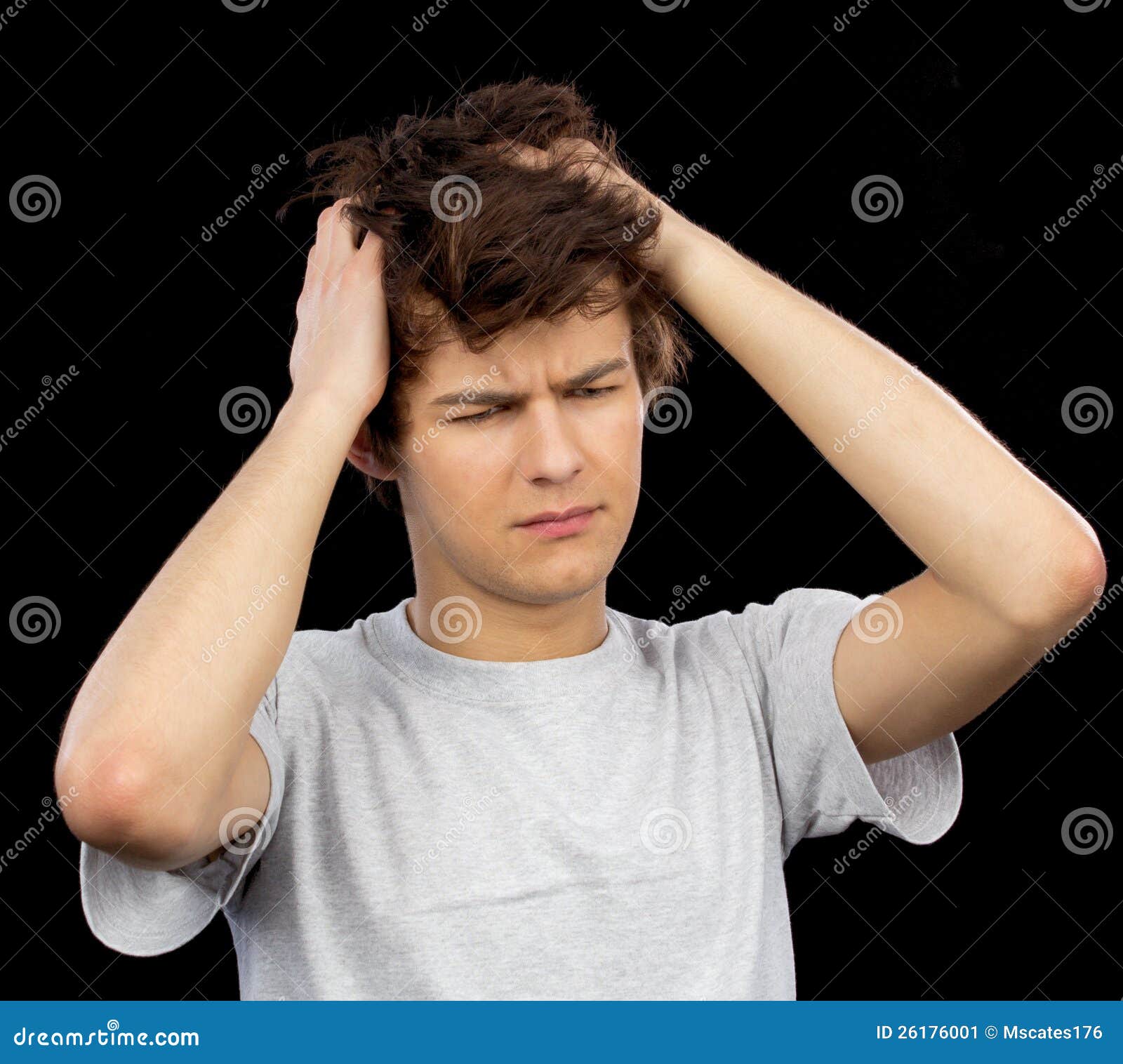 Problem guy stock image. Image of isolated, stress, desperate - 26176001