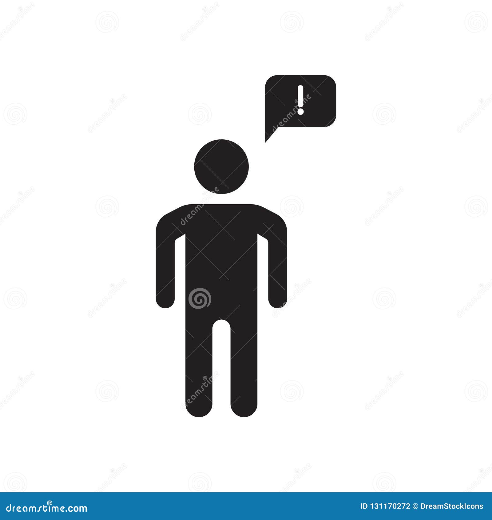 Problem Icon. Trendy Problem Logo Concept on White Background Fr Stock ...