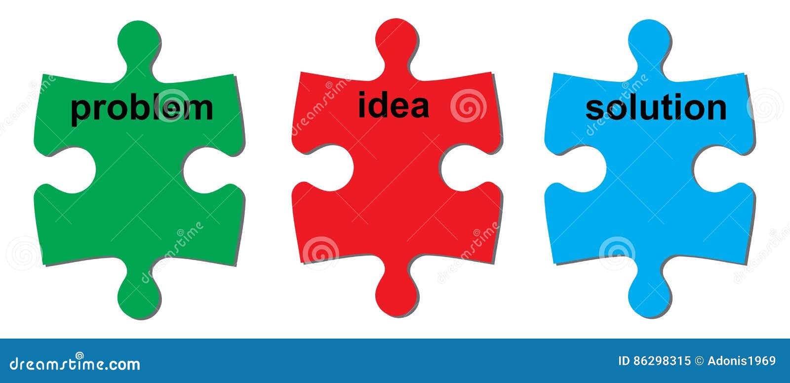 Problem, idea and solution stock vector. Illustration of laboratory ...