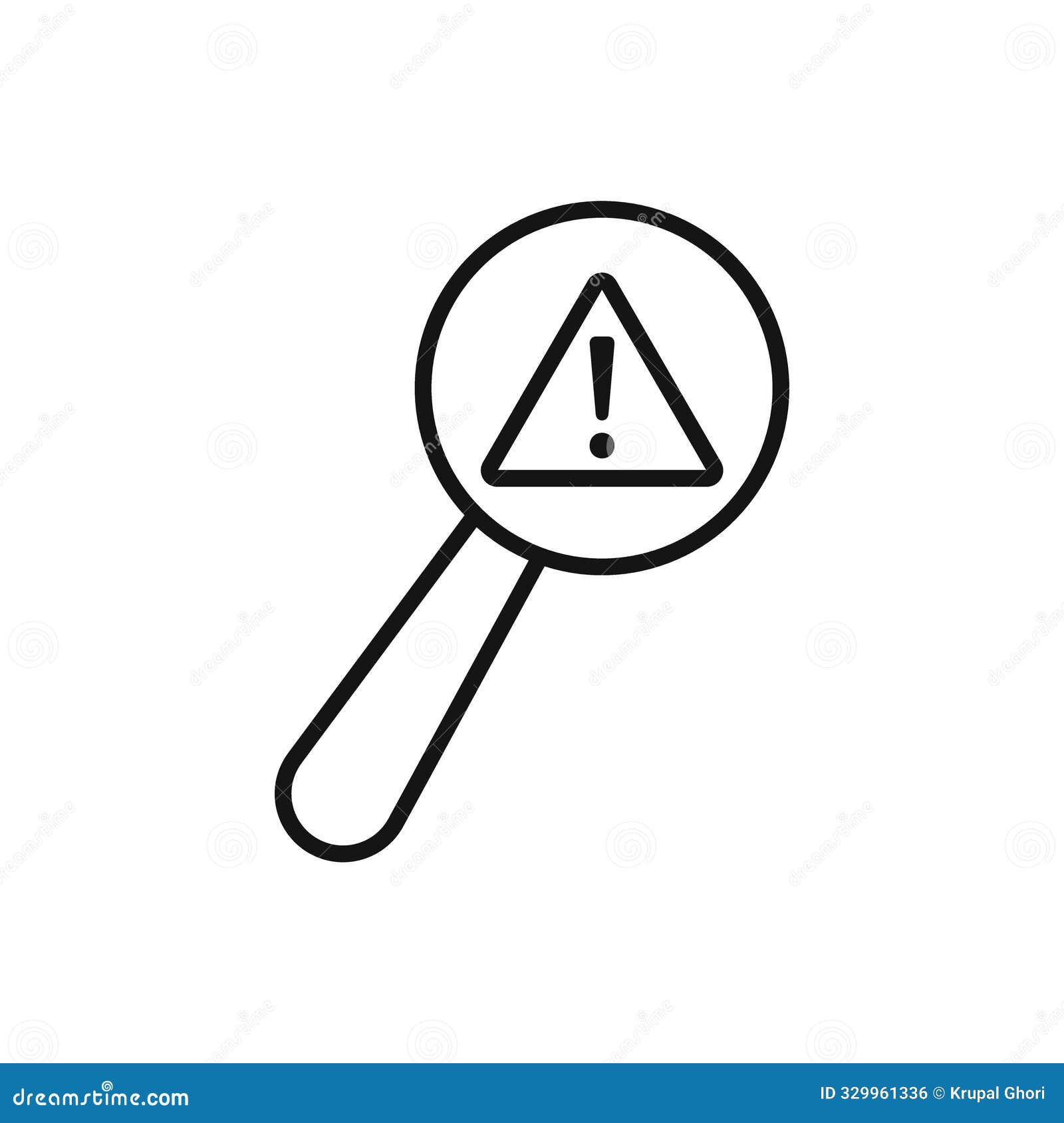 Problem Identification Icon Logo Sign Vector Outline Stock Illustration ...