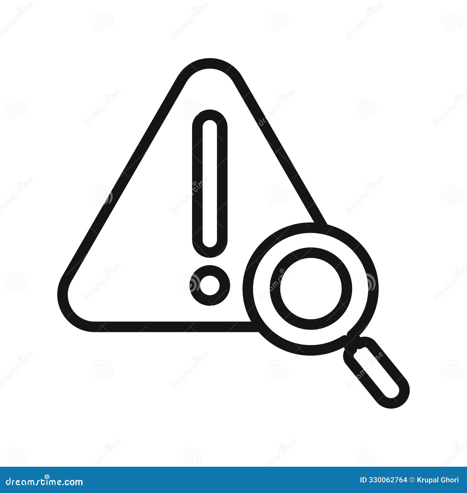 Problem Identification Icon Logo Sign Vector Outline | CartoonDealer ...