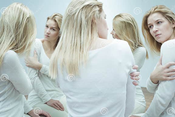 Problem with identity stock photo. Image of schizophrenia - 64130804
