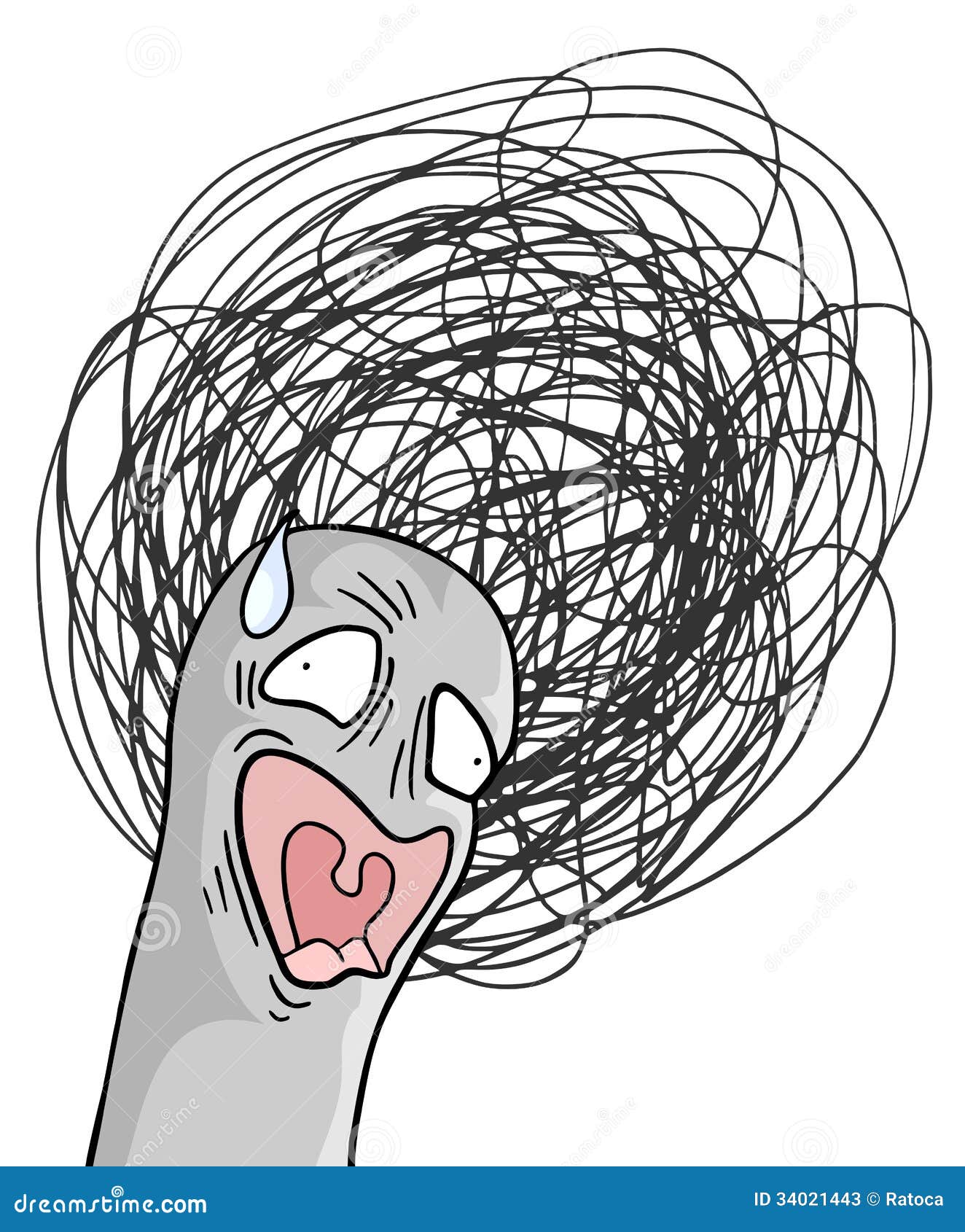 Problem mess stock vector. Illustration of tone, dazed - 34021443