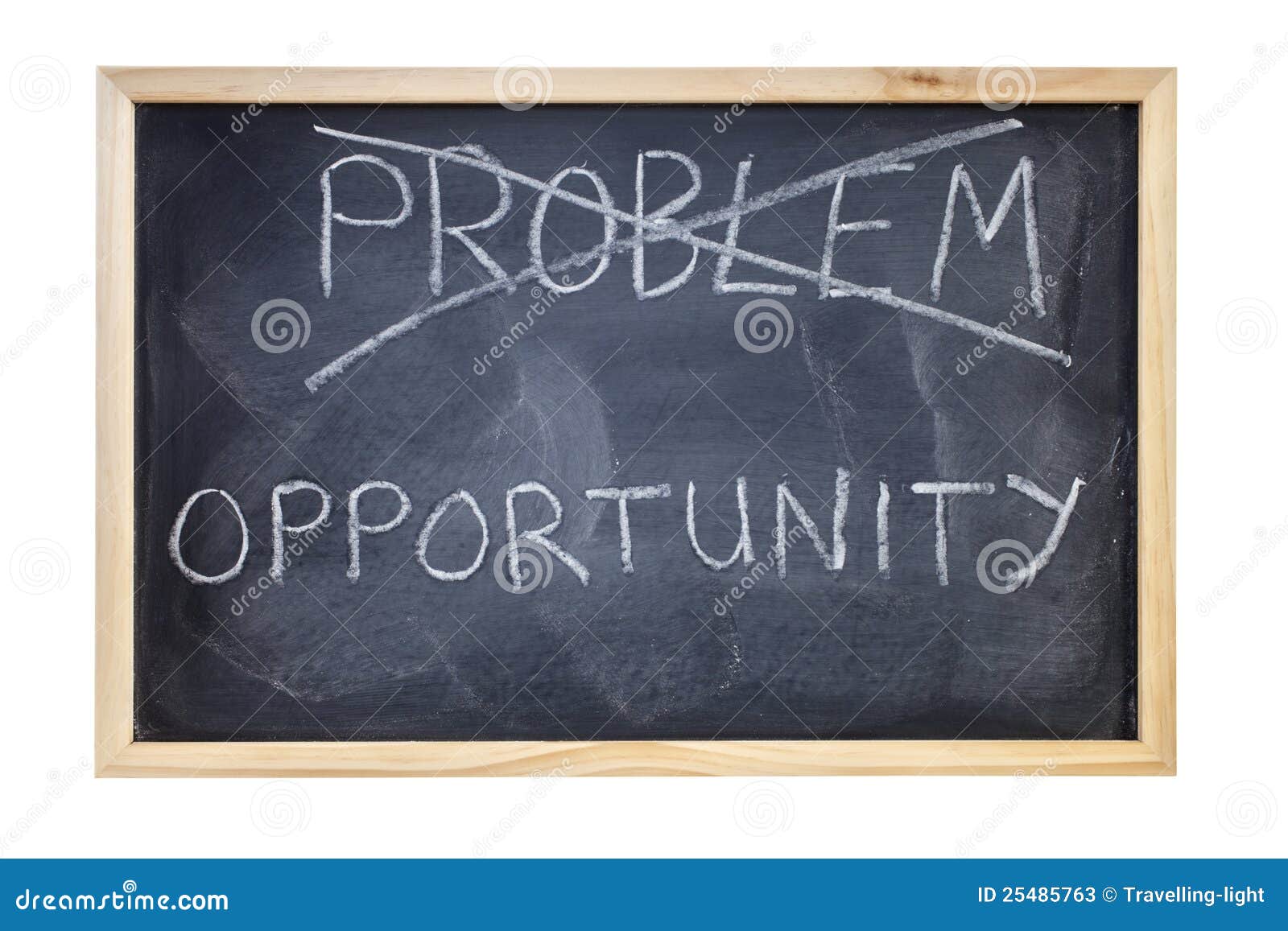 Problem is Opportunity Blackboard Concept Stock Image - Image of ...