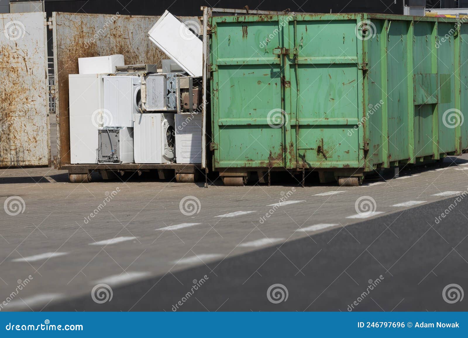 Electronic Devices Dumpsite. Discarded Household Appliances in the ... Electronic Devices Dumpsite. Discarded Household Appliances in the ...