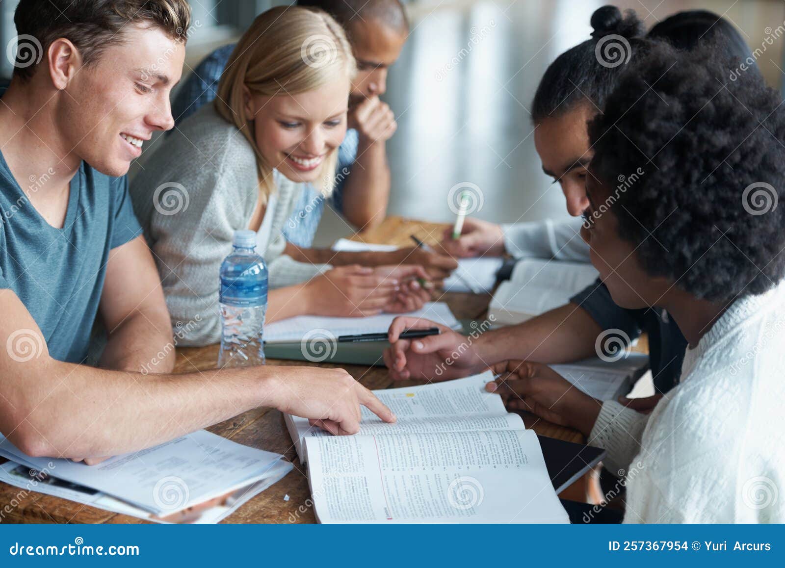 This Problem is Relatively Simple...a Group of College Students Sitting ...