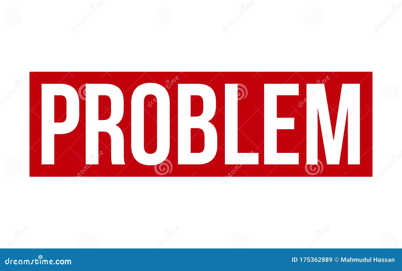 Problem Rubber Stamp. Red Problem Rubber Grunge Stamp Seal Vector ...