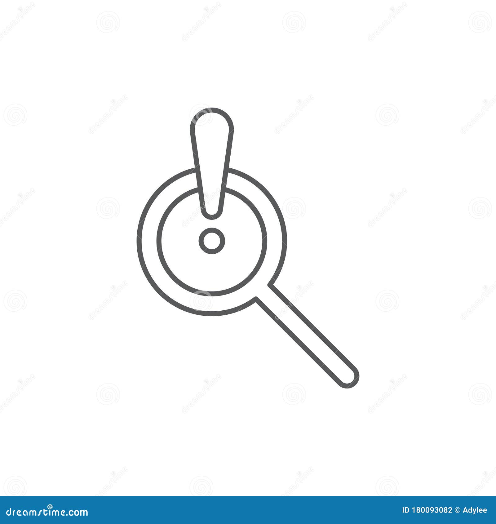 Problem Search Vector Icon Symbol Find Error Isolated on White ...