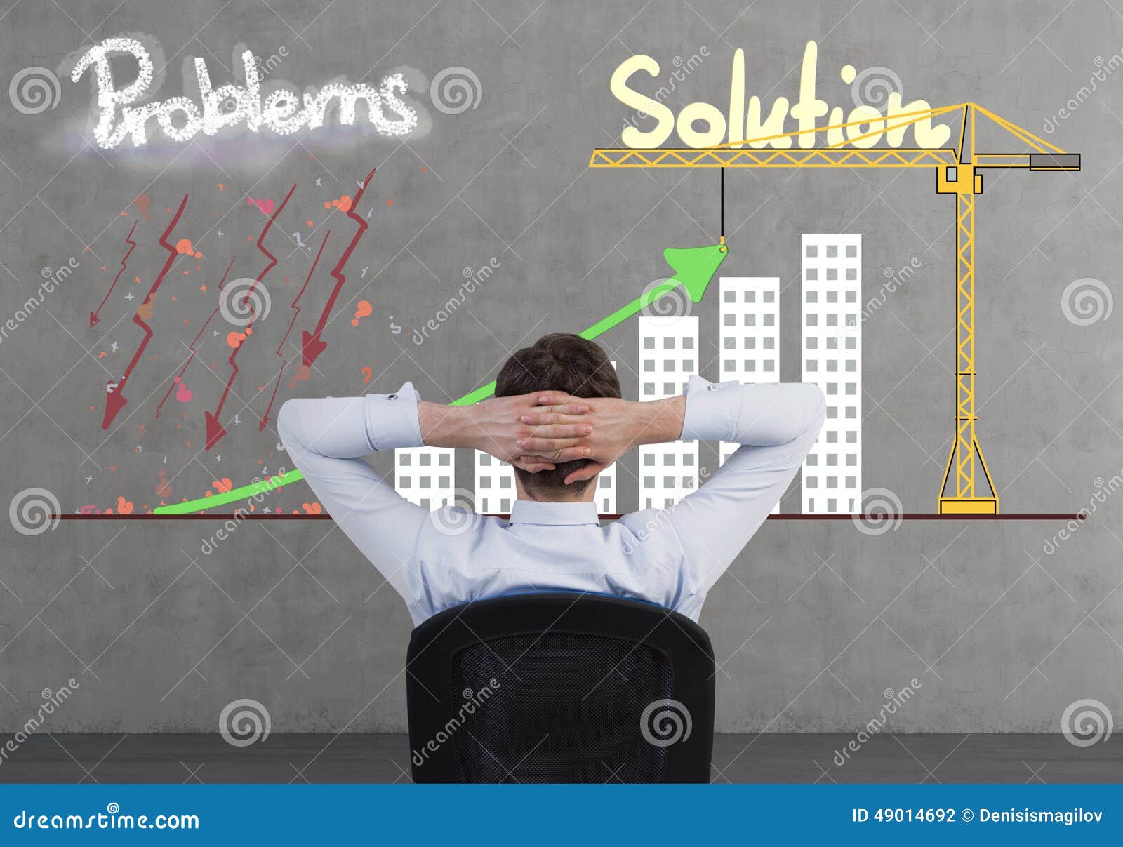Problem and Solution Concept Stock Photo - Image of marketing, concept ...