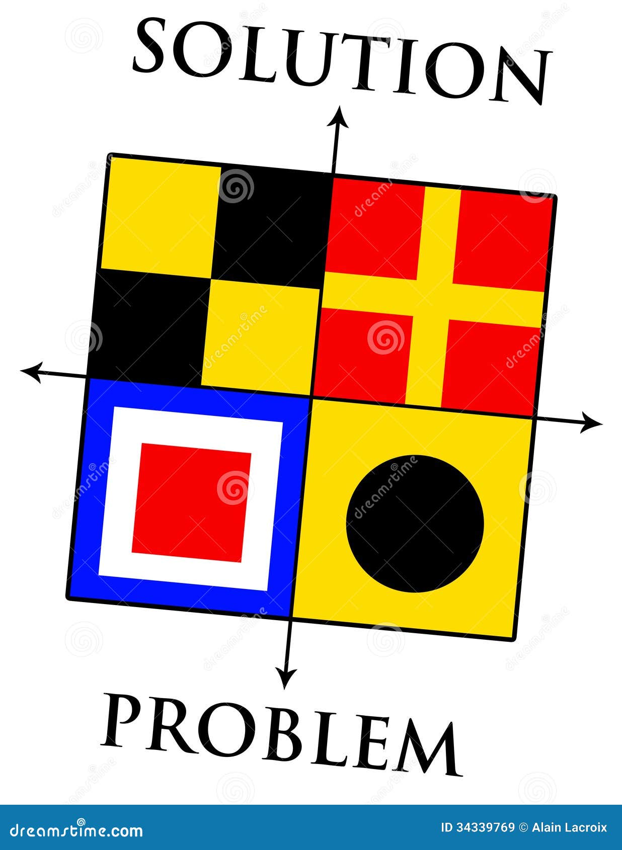 Problem and solution stock illustration. Illustration of challenges ...