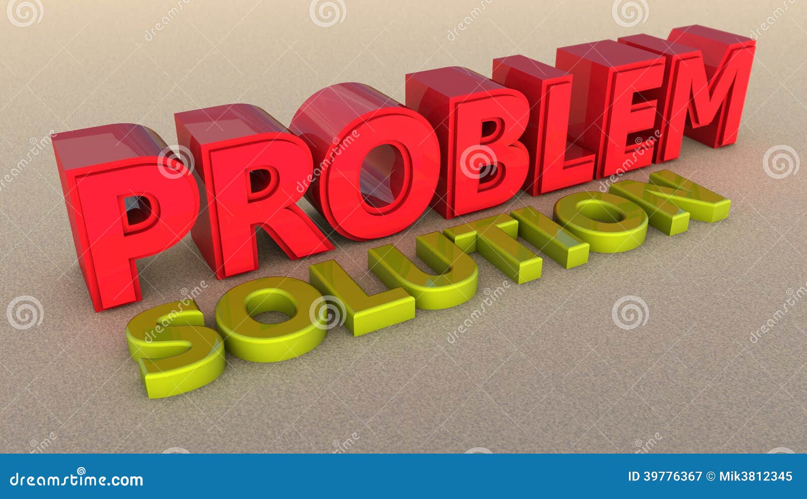 Problem and solution stock illustration. Illustration of motivation ...