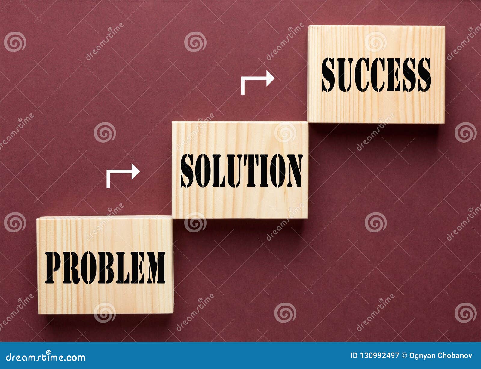 Problem Solution Success stock image. Image of choice - 130992497