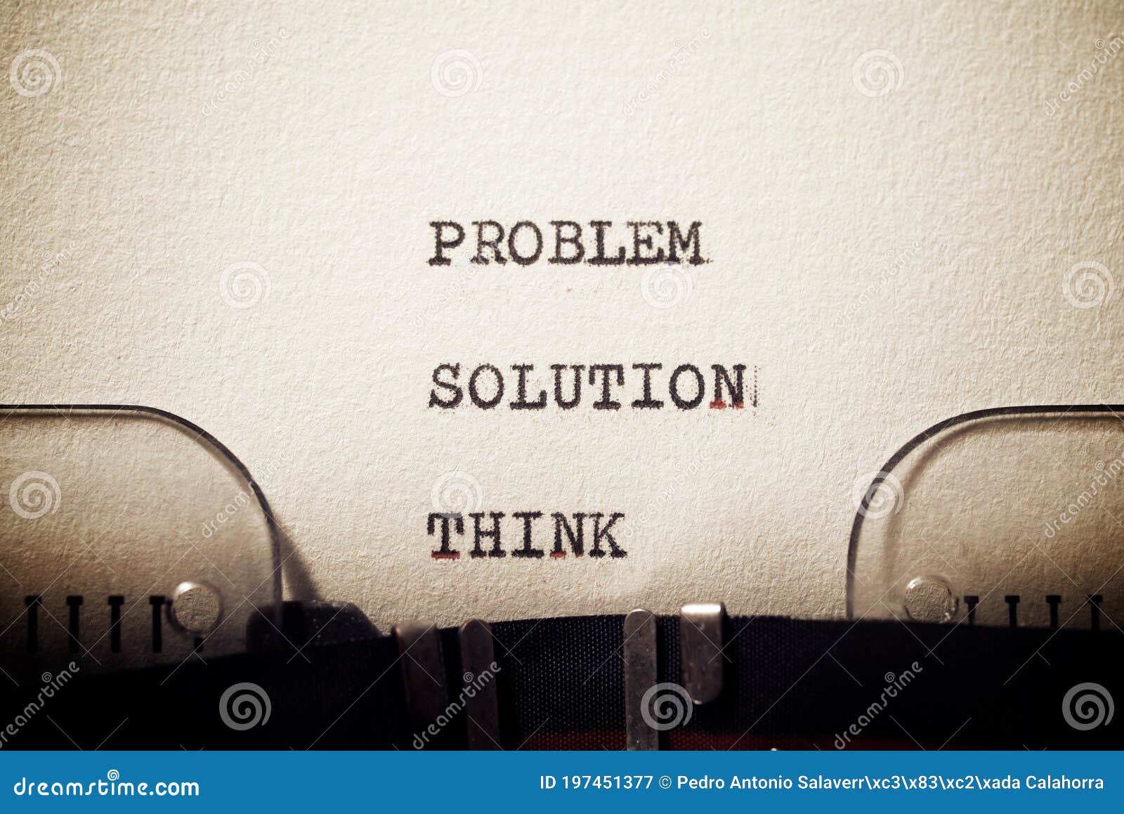 Problem Solution Think Phrase Stock Image - Image of motivation ...