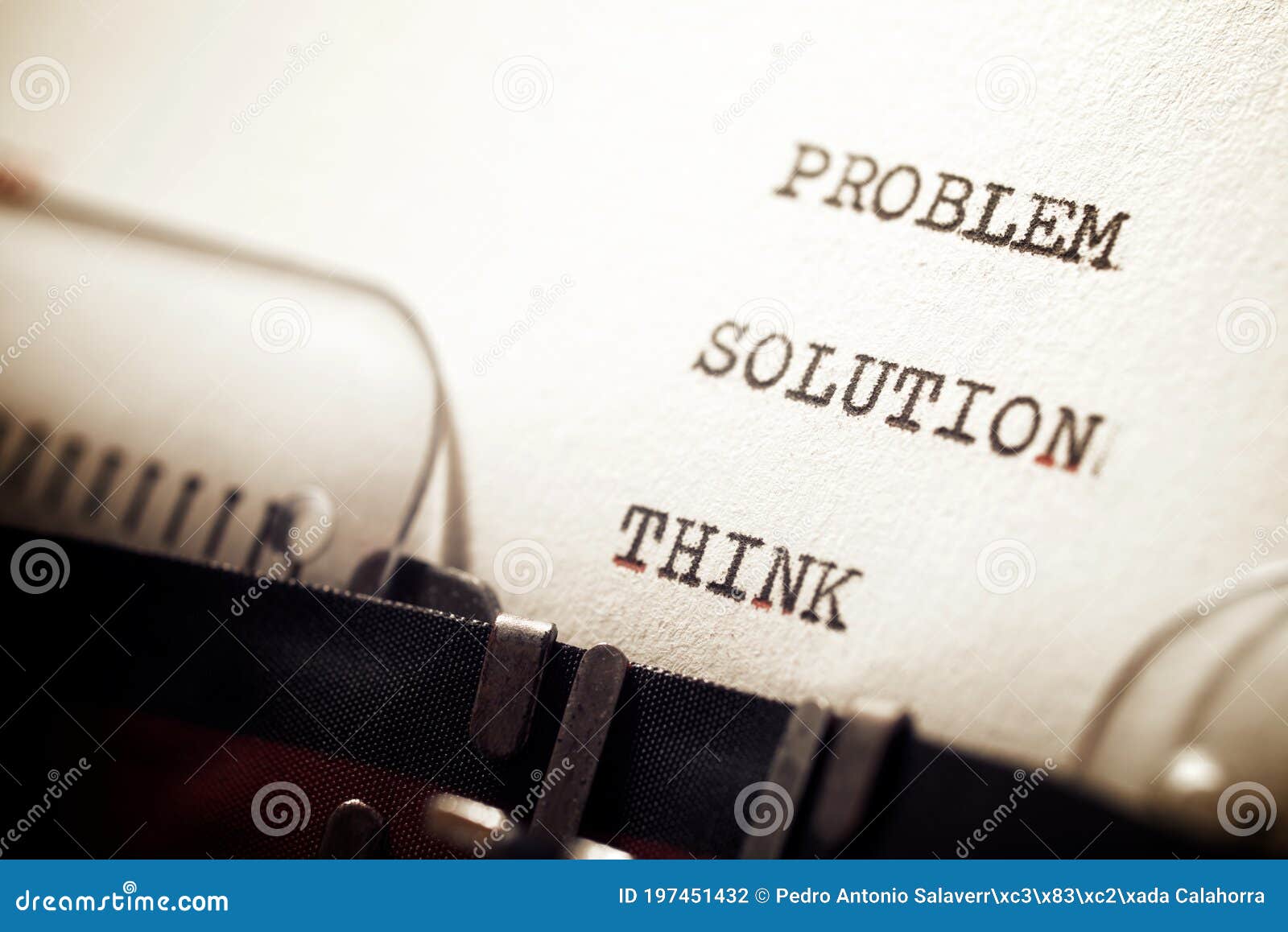 Problem Solution Think Phrase Stock Photo - Image of solution, goal ...