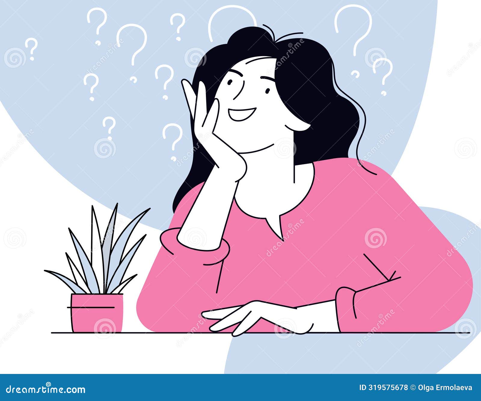 Problem and solution. stock vector. Illustration of brainstorm - 319575678