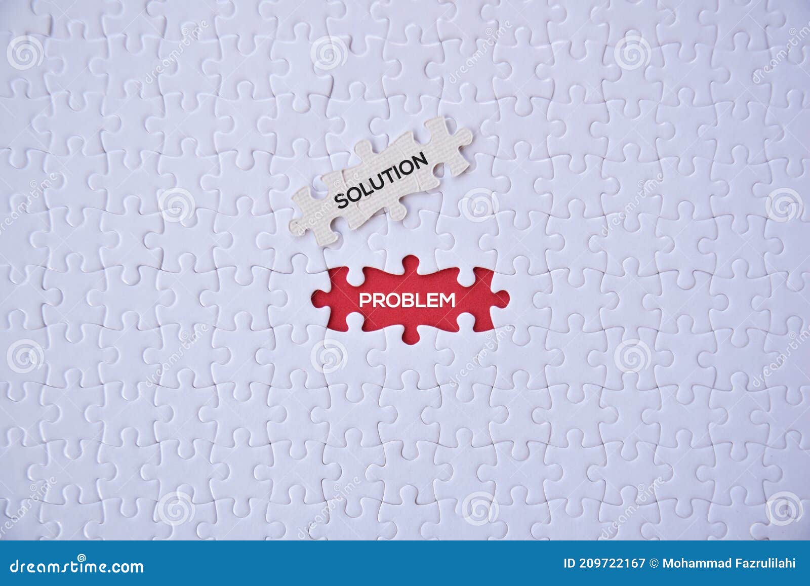 `Problem and Solution` Word on White Puzzles Flat Lay Concept. Stock ...