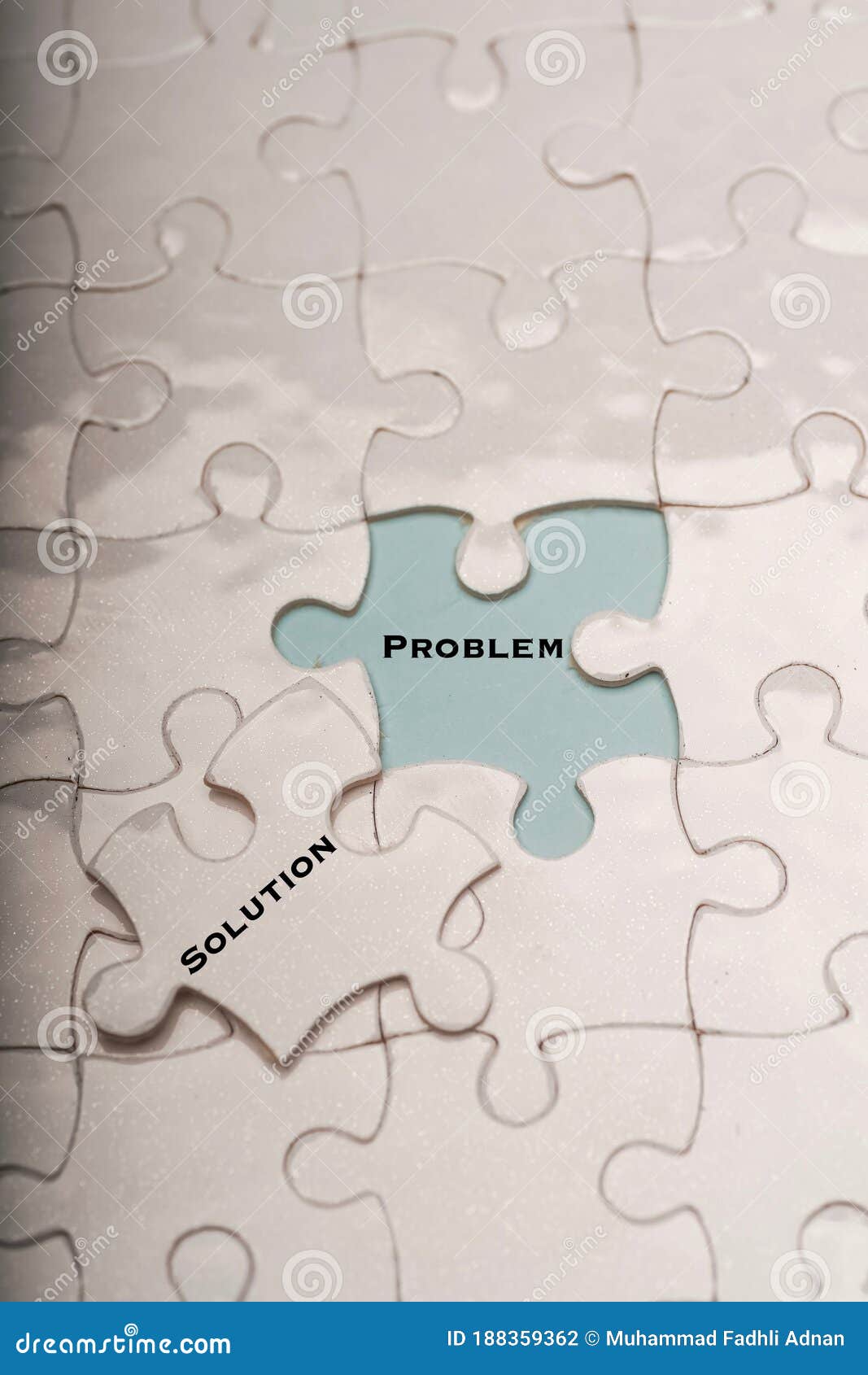 Problem and Solution Wordings on Puzzle Pieces Stock Photo - Image of ...