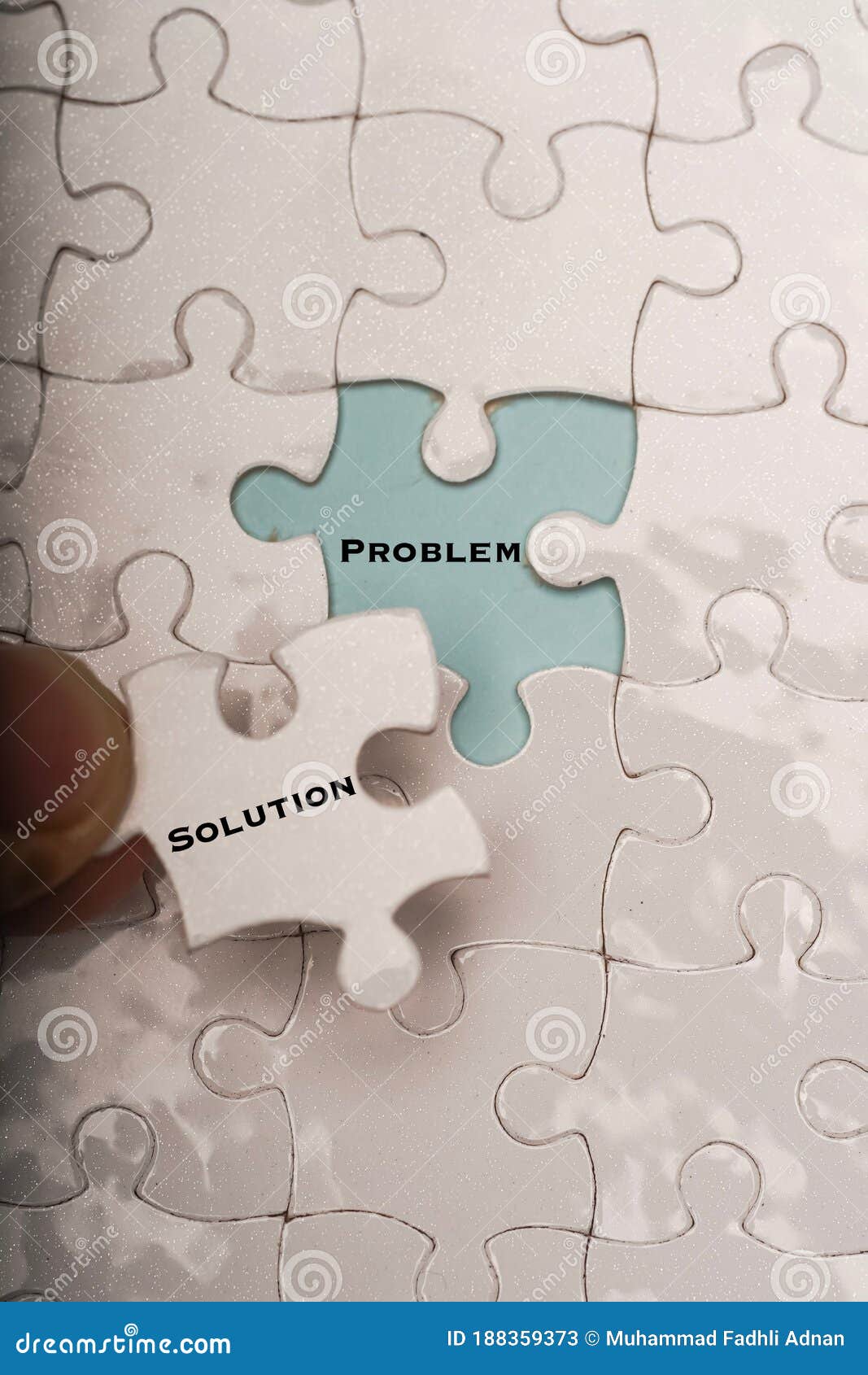 Problem and Solution Wordings on Puzzle Pieces Stock Image - Image of ...